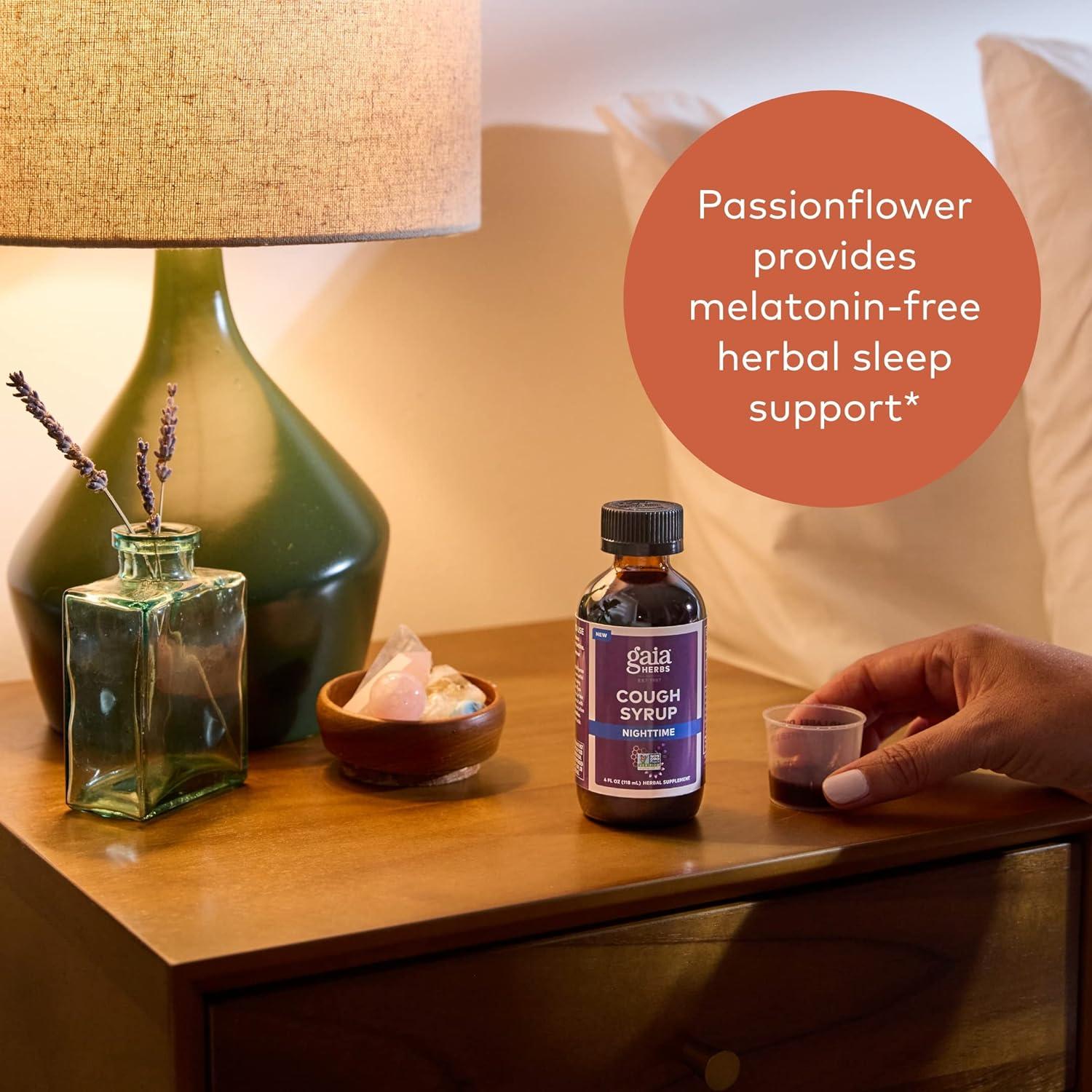 Gaia Herbs Cough Syrup Nighttime - Honey Ivy Leaf Black Elderberry - 4 Fl Oz | Buy Now with ...