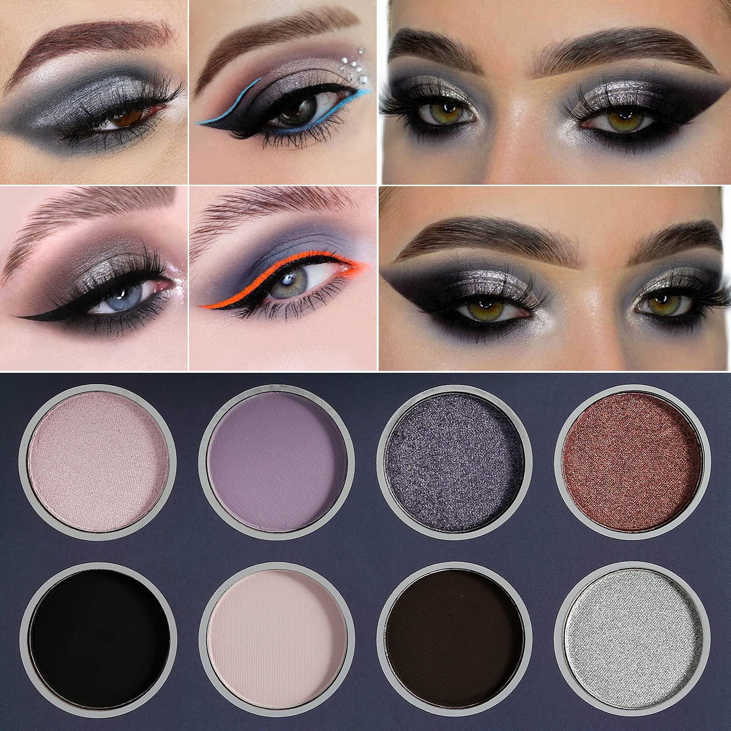 Natural Neutral Smokey Eyeshadow Palette - 12 Matte & Shimmer Shades ...