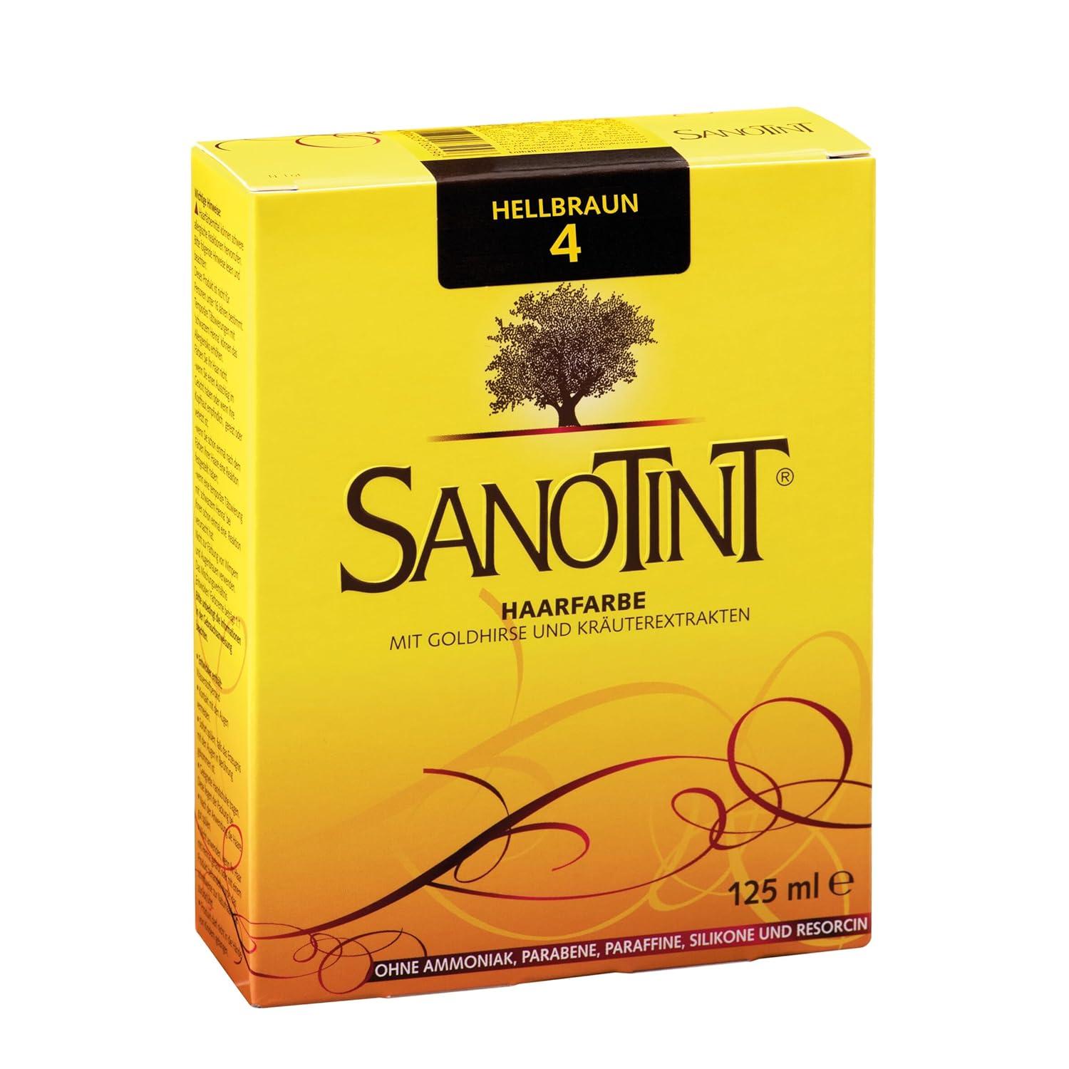 Sanotint Hair Color No. 04 Light Brown - 125ml Natural Dye with ...