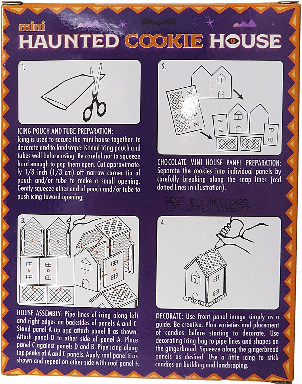 Mini Halloween Gingerbread Haunted House Kit - DIY Edible Decorations ...