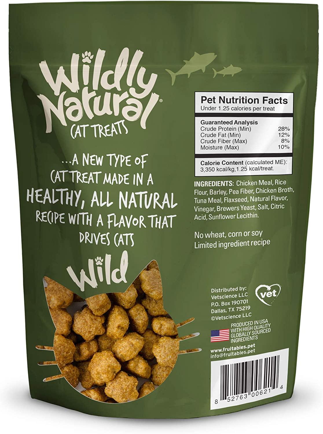 Wildly Natural Salmon Cat Treats - Healthy & Delicious Snacks for Your ...