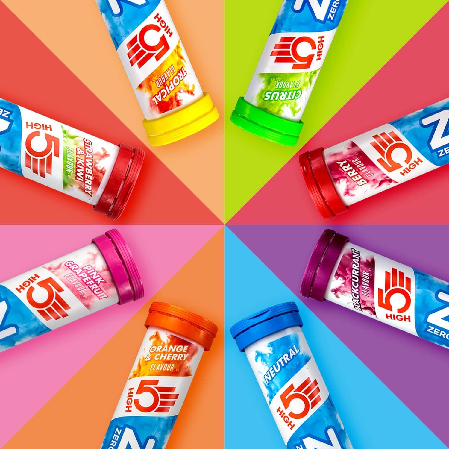 HIGH5 ZERO Electrolyte Hydration Tablets with Vitamin C - Tropical ...