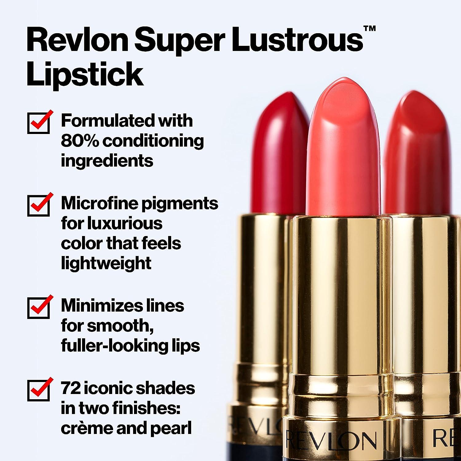 Revlon Super Lustrous Lipstick in Blushing Nude (637), 0.15oz ...