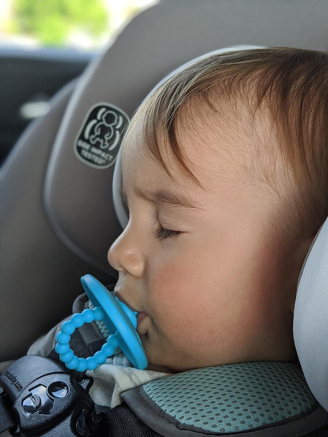 Pure Hunny Pacifier Set - 2-Pack Blue & Green Medical Grade Silicone ...