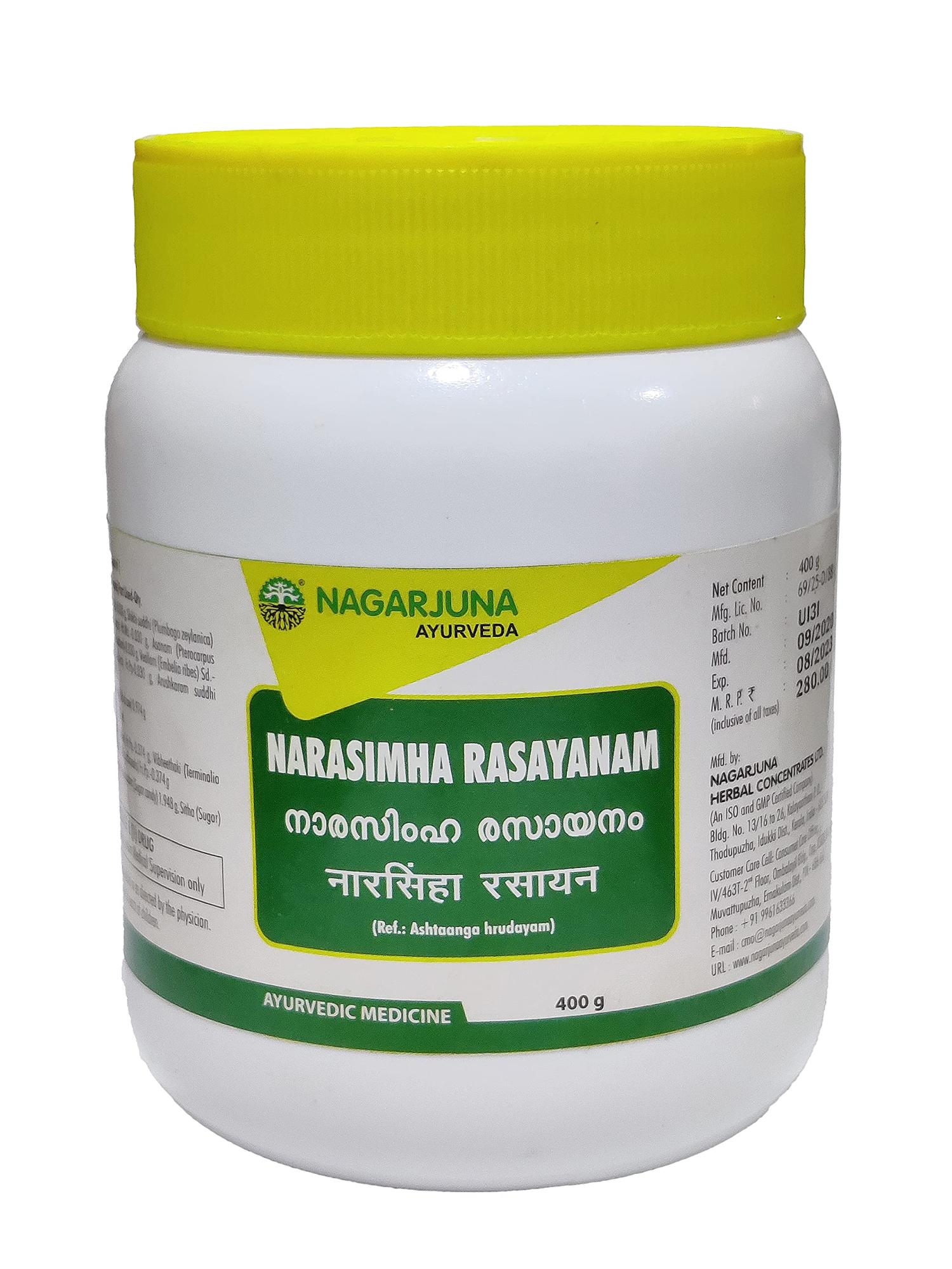 Nagarjuna Kerala Narasimha Rasayanam 400g - Pack of 2 | International ...