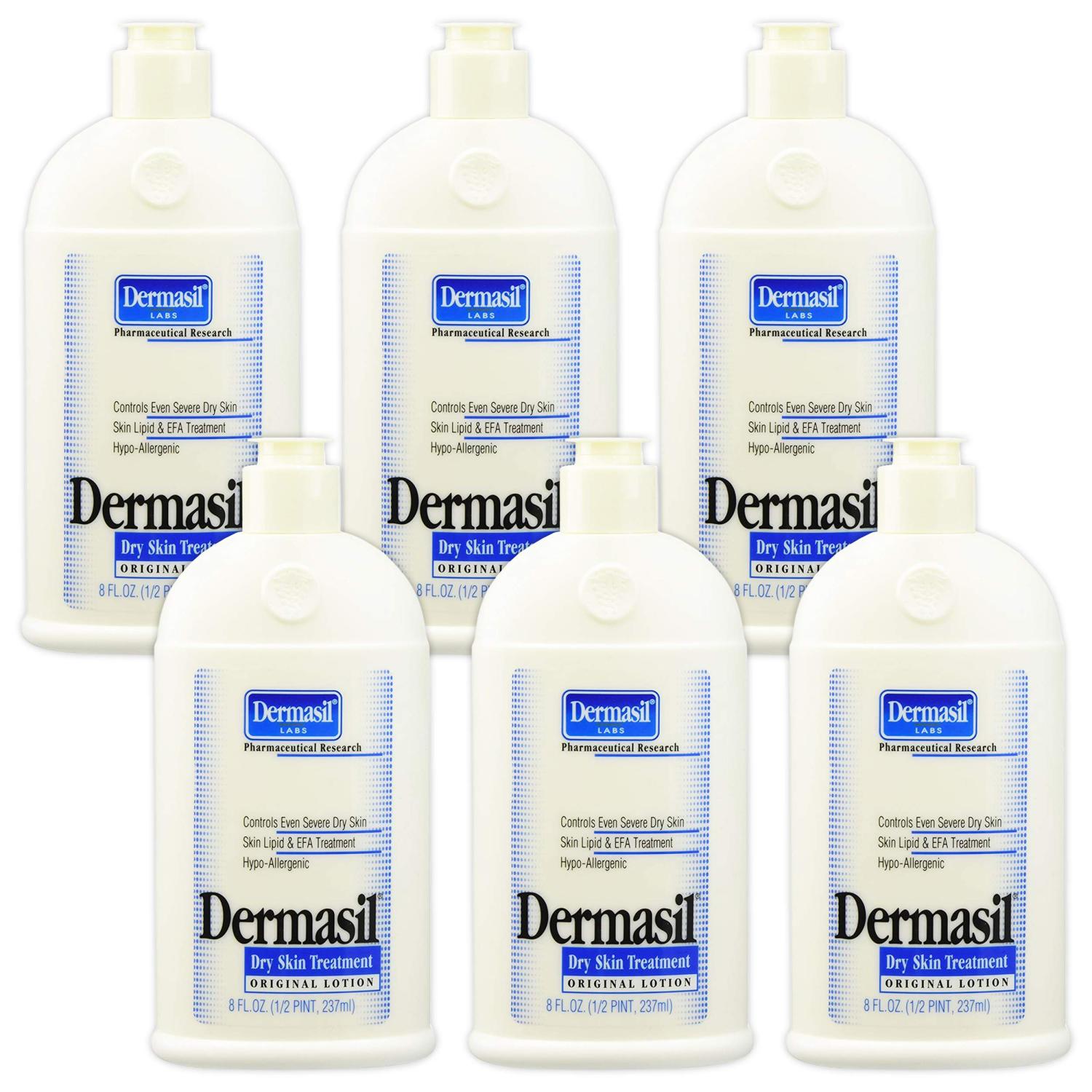 Dermasil Original Lotion 8 fl oz (Pack of 6) - Moisturizing Skin Care ...
