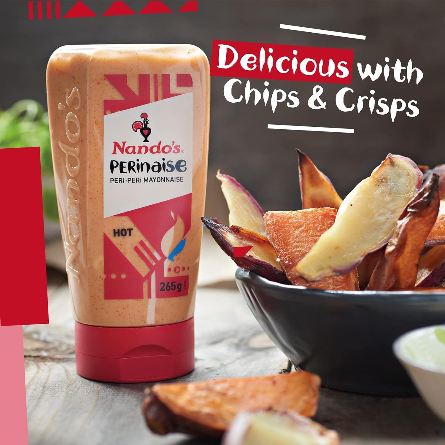 Nando's Hot Perinaise Peri-Peri Mayonnaise 465g | Buy Now with Express International Delivery ...