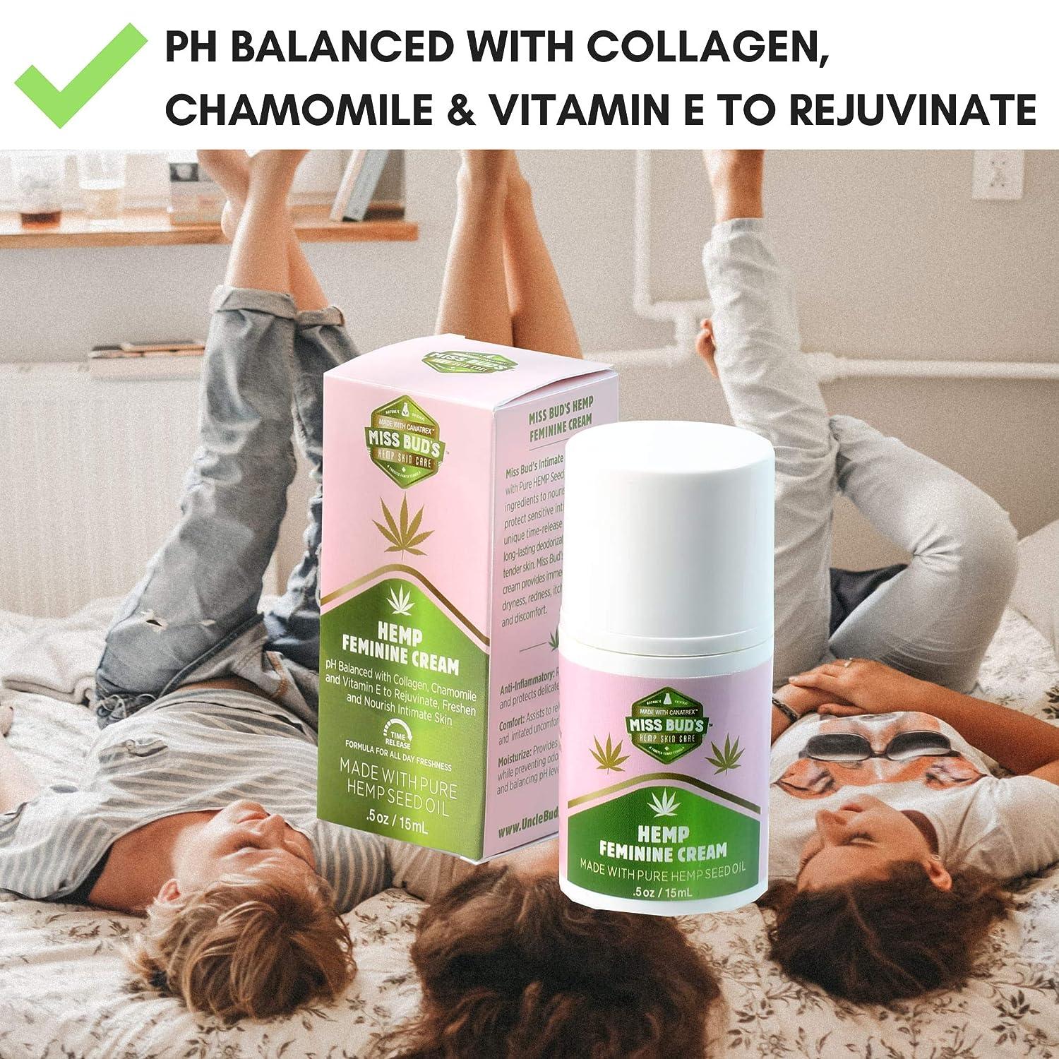 Miss Bud's Hemp Intimate Feminine Vulva Cream - Soothes Itching ...