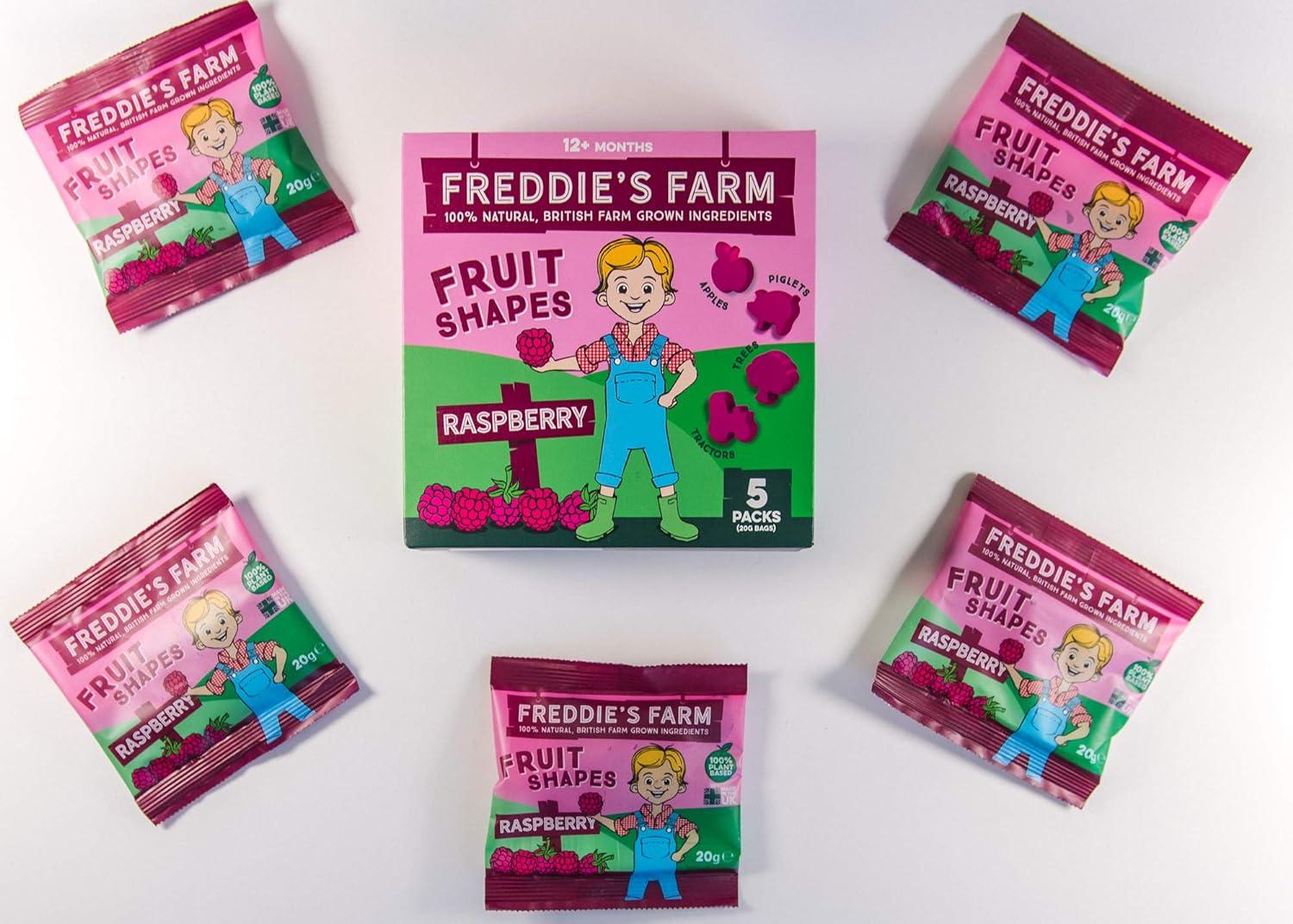 Freddie's Farm - Fruit Shapes (Raspberry 25 x 20g bags) | Buy Now with ...