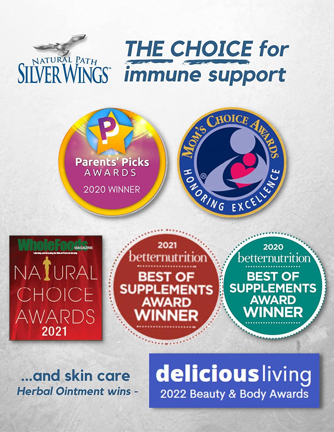 Natural Path Silver Wings Colloidal Silver 250ppm 8 Fl. Oz. - Immune ...