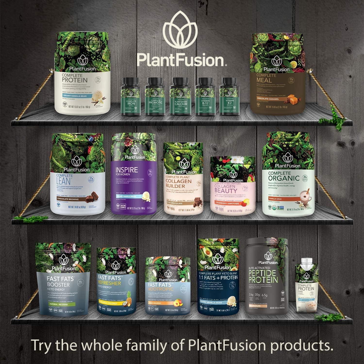 PlantFusion Complete Meal - Vegan Pea Protein Powder | Gluten-Free, Non ...