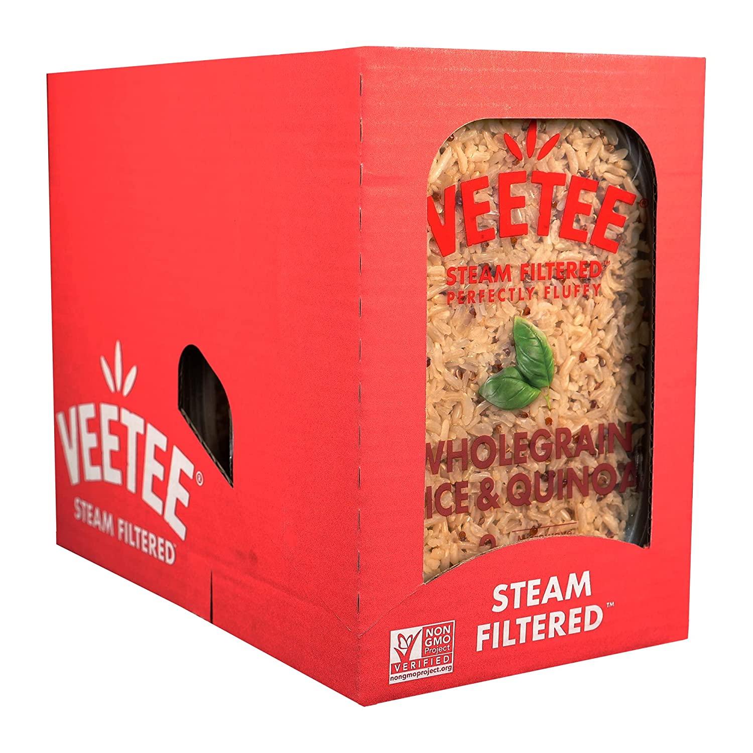 Veetee Whole Grain & Quinoa Rice - Gluten-Free 2 Minute Microwavable ...