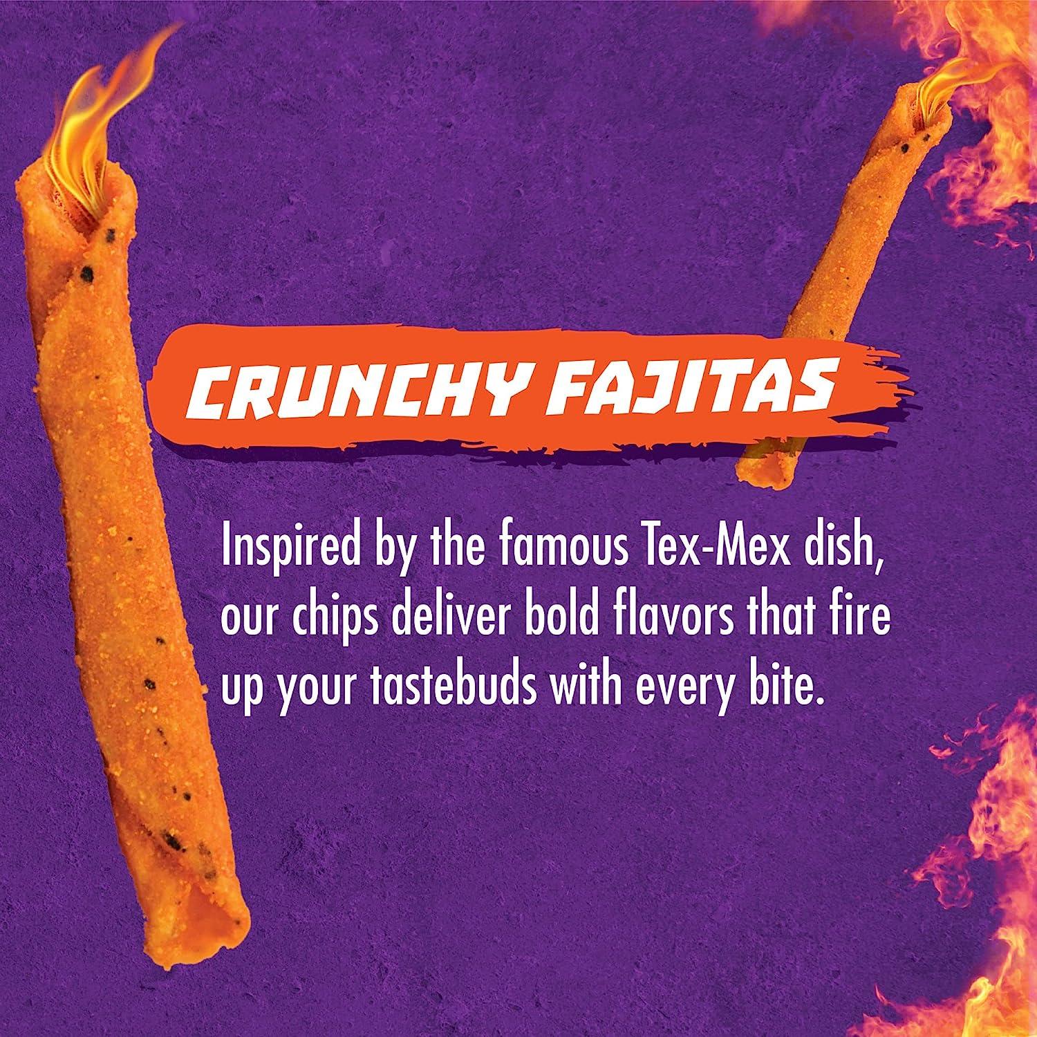 Takis Rolls Fajitas 9.9 oz - Deliciously Spicy Mexican Fajita Flavored ...