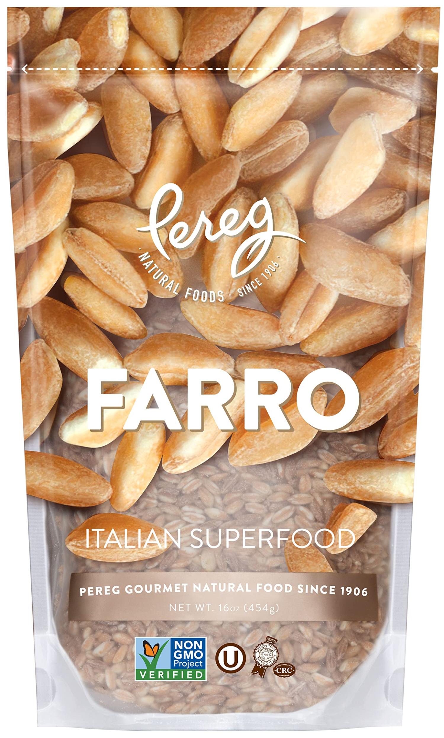 Pereg Farro 16oz - Nutrient-Rich Protein & Fiber Grain | Easy-to-Cook ...