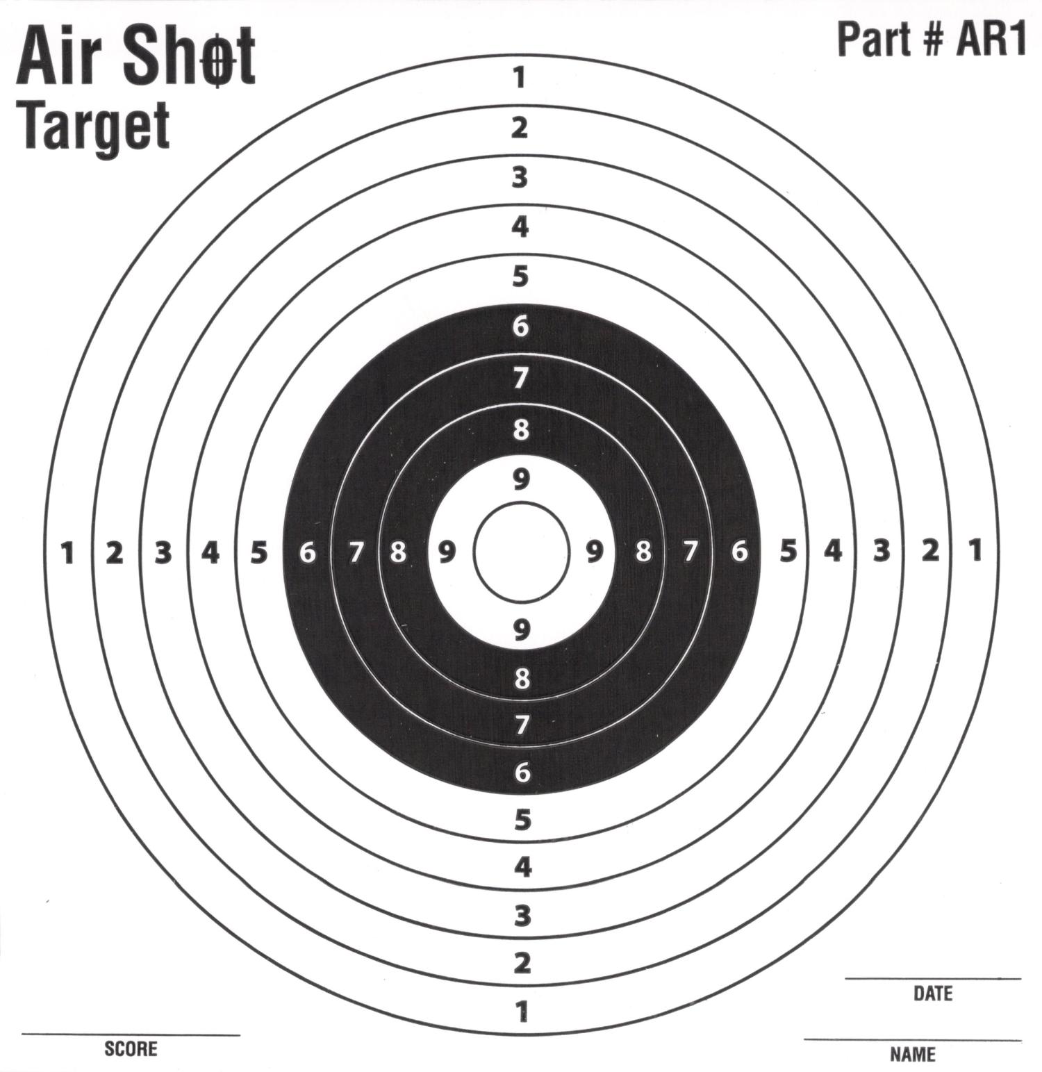Air Shot 100-Pack Paper Targets for Gamo Cone Traps - 5.5x5.5 - Part ...