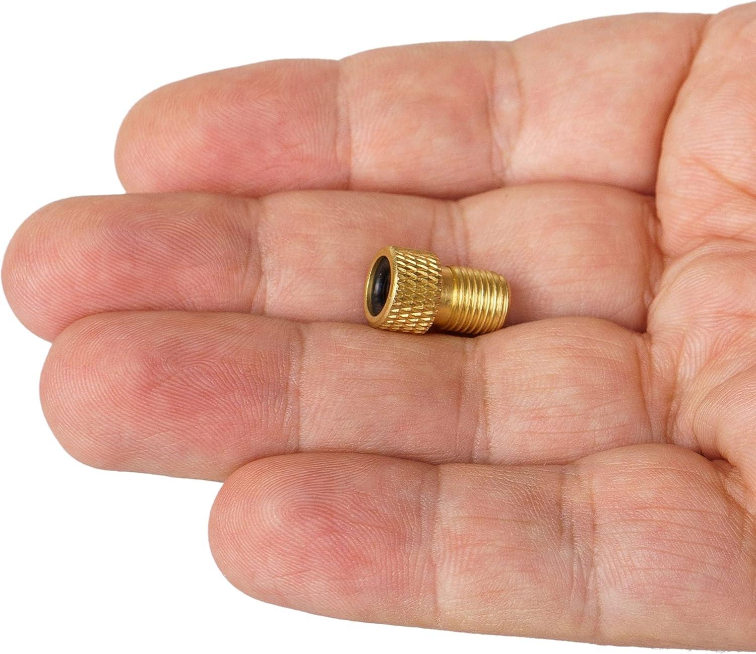 4-Pack Bicycle Valve Adapter for Dunlop & Sclaverand to Schrader ...