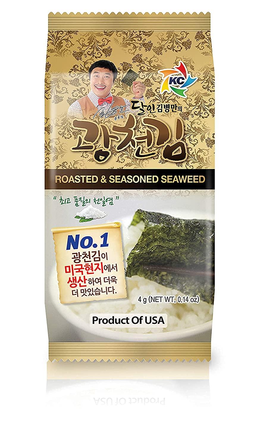 KIMNORI Kwangcheonkim Seasoned Seaweed Snacks - 12 Individual Packs ...