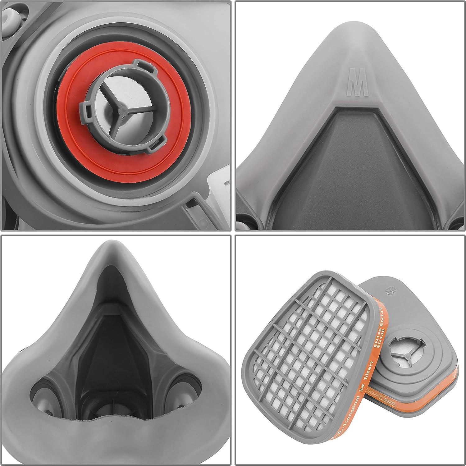 AirGearPro M-500 Reusable Respirator Mask with A1P2 Filters | Anti-Gas ...