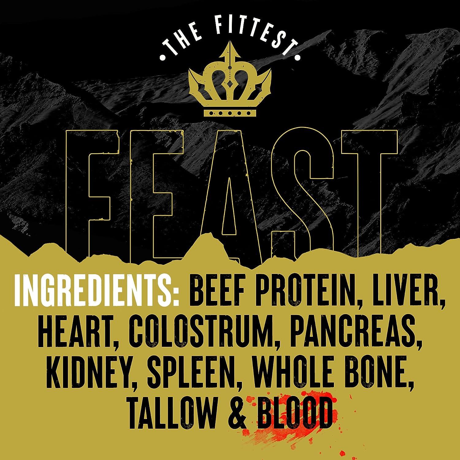 Whole Feast Carnivore Protein Powder/Buttery Vanilla - Nose-to-Tail ...