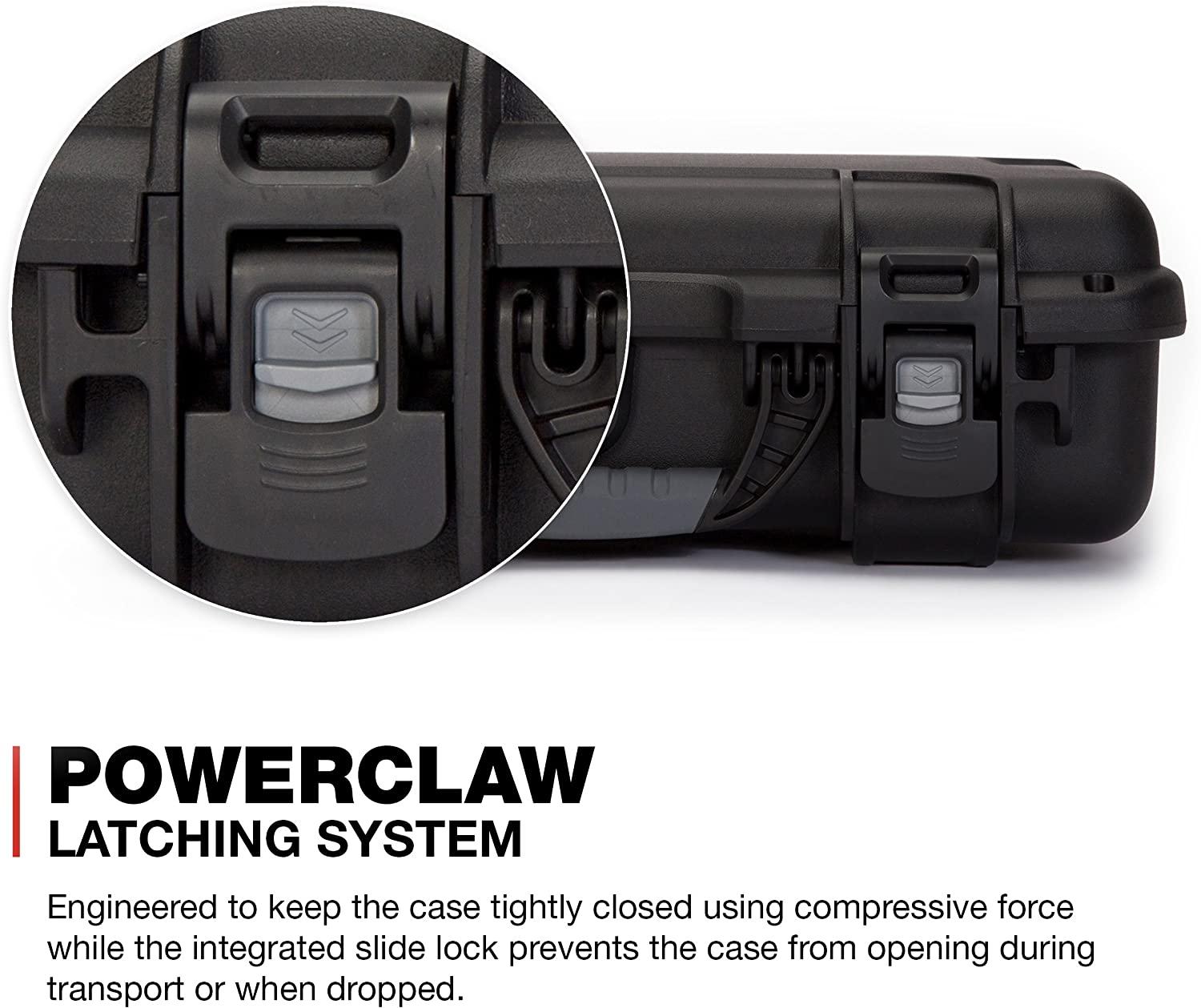 Nanuk 910 Waterproof Hard Case with Customizable Foam Insert - Black ...