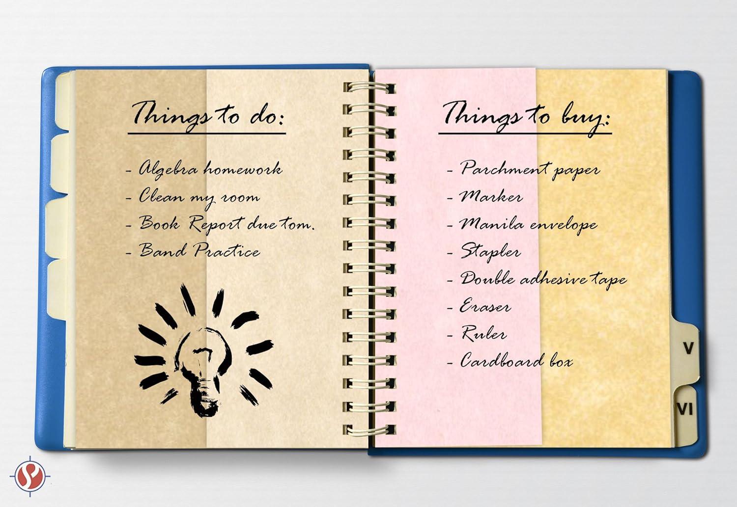 Champagne Stationery Parchment Paper - Ideal for Certificates, Menus ...