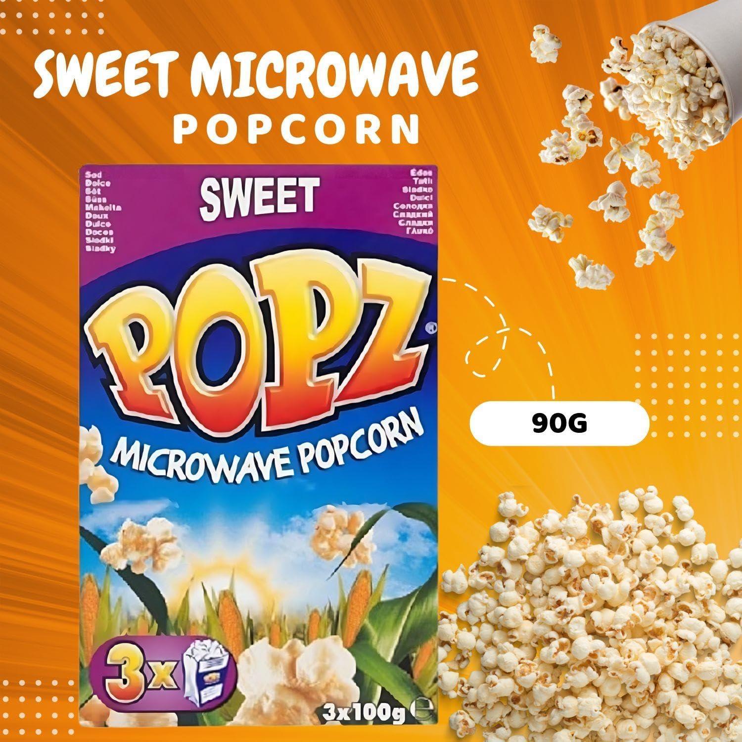 Popz Microwave Popcorn Pick N Mix - Choose From 4 Flavours | Sweet ...
