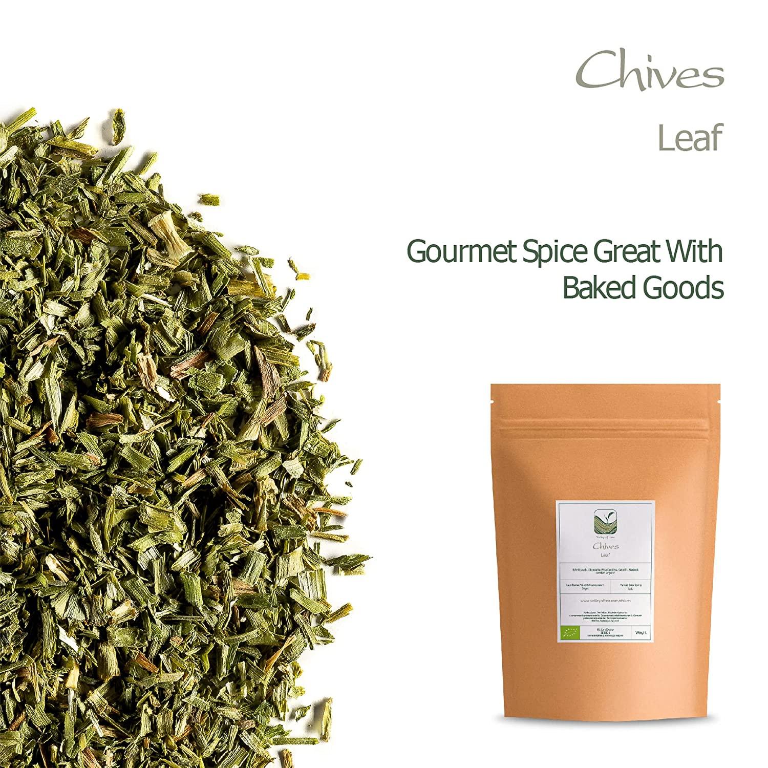 Organic Freeze Dried Chives 100g - Gourmet Quality Culinary Spice and ...