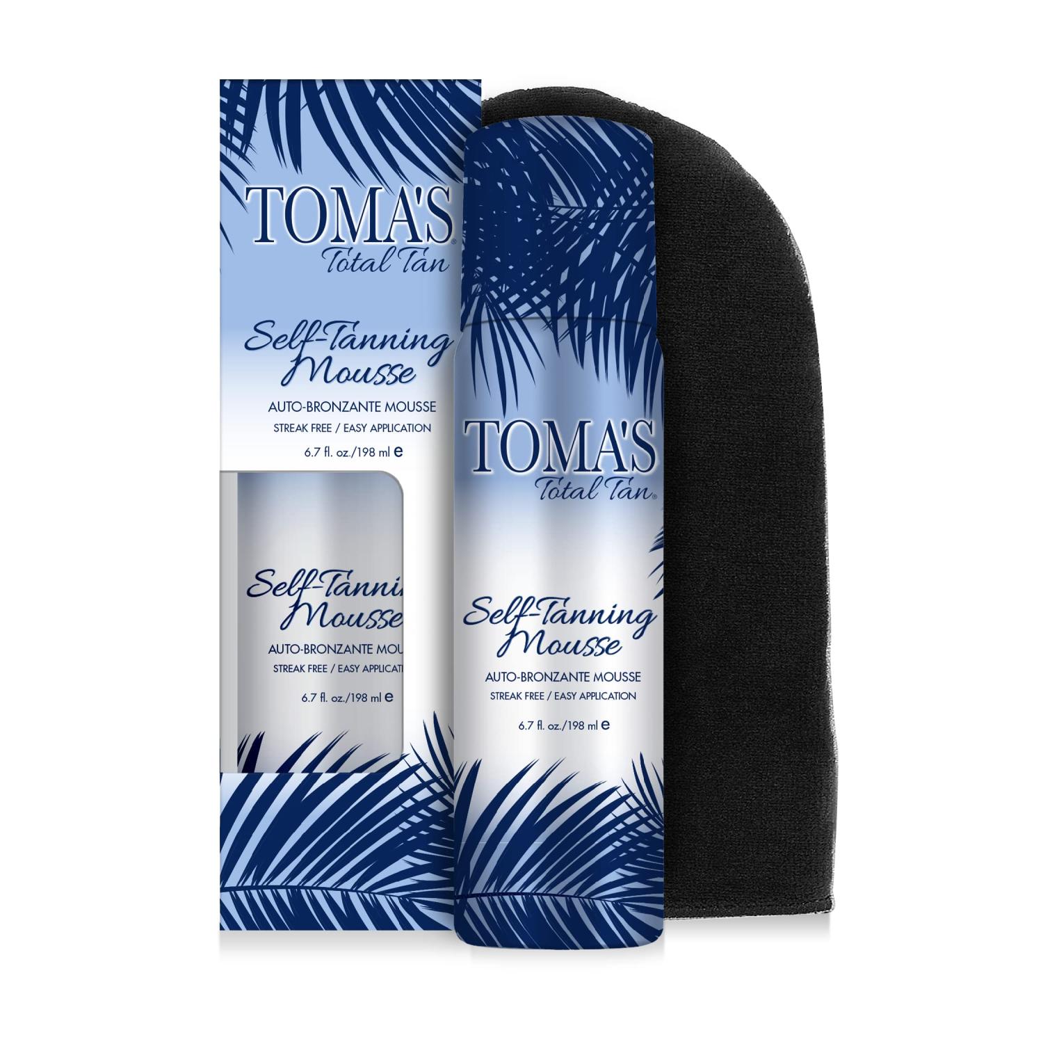 Toma's Total Tan Mousse Instant Sunless Tanner - Natural Golden Bronze ...