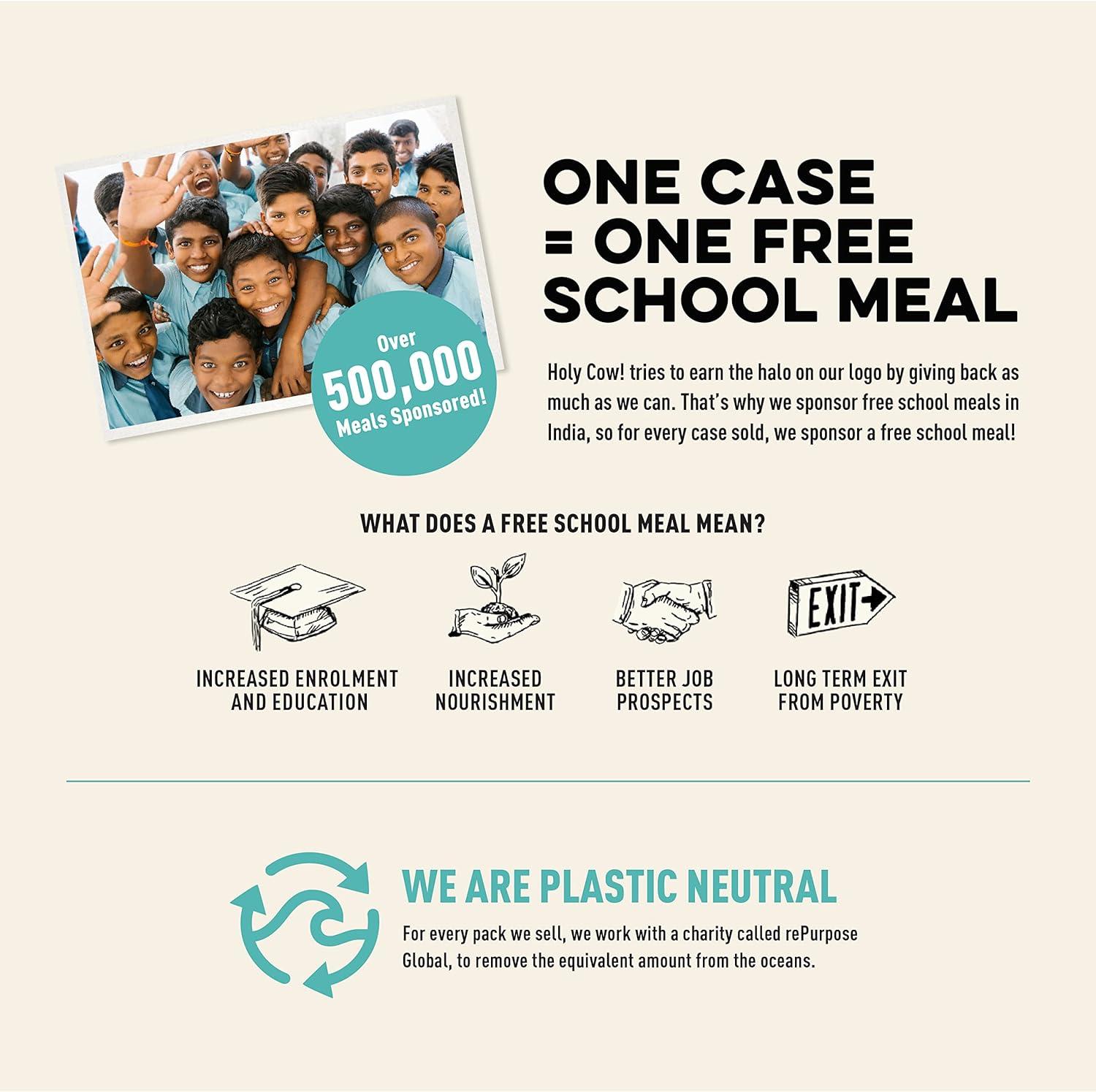 Holy Cow! Daal Curry Kit (5 x 400g) Sambar Dahl Gluten Free Vegan Curry ...