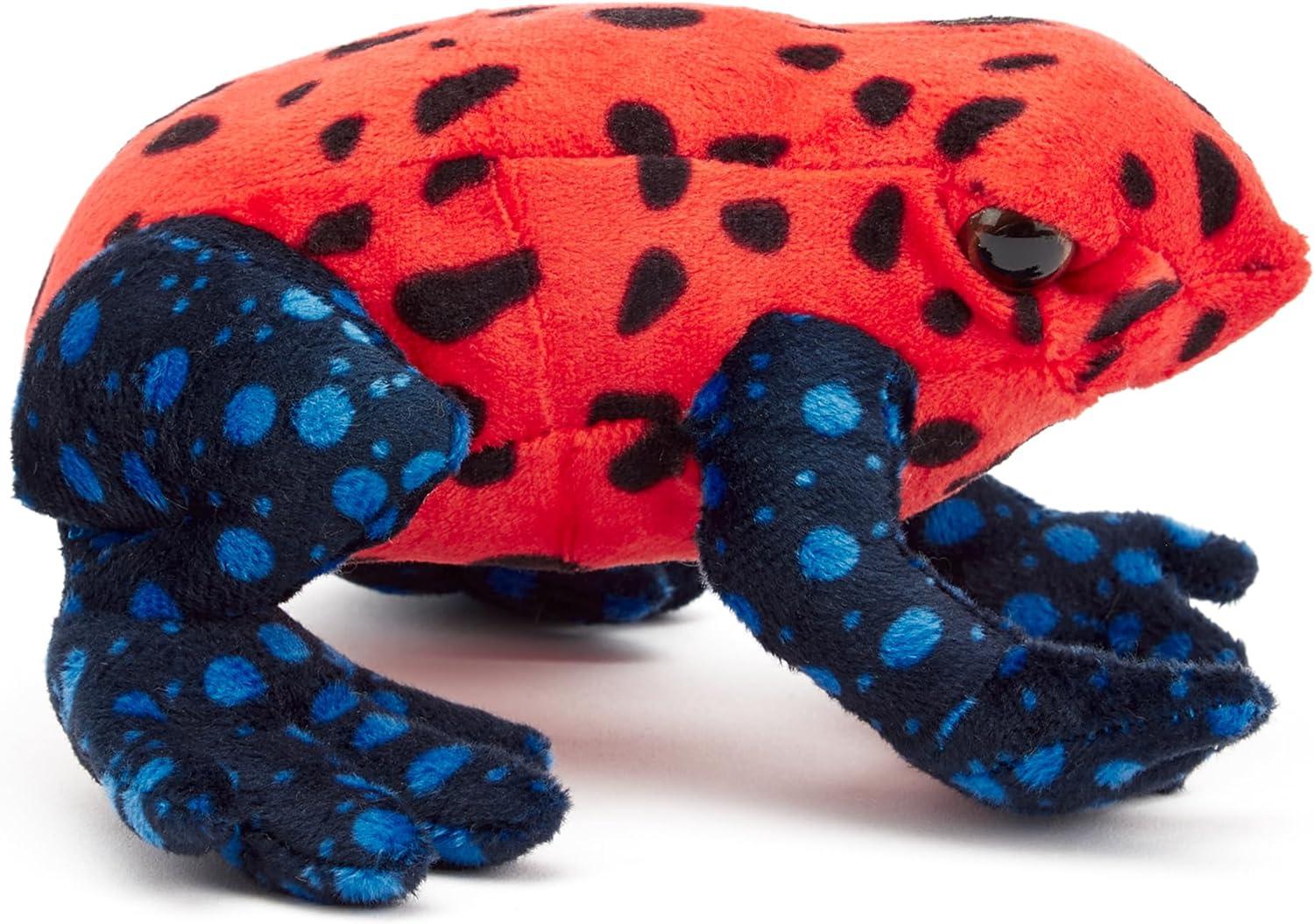 Zappi Co 100% Recycled Plush Poison Dart Frog Toy - 15cm Stuffed Eco ...