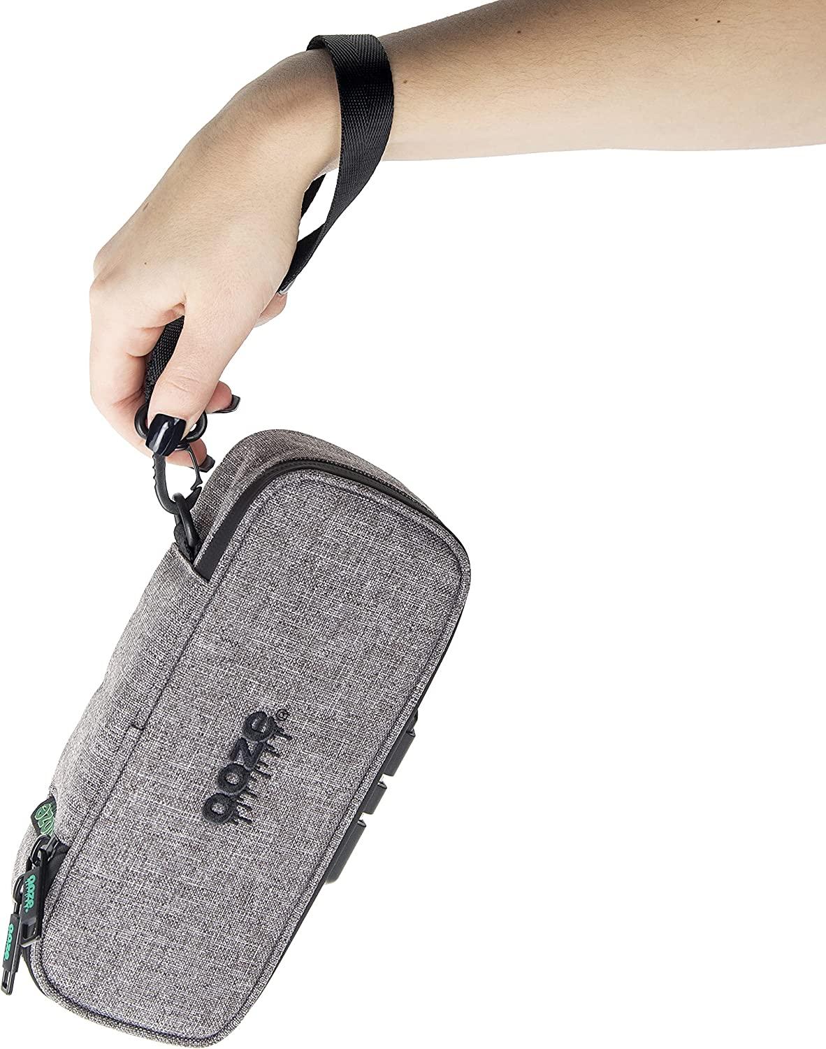 Ooze Smell Proof Pouch Smoke Gray - 4x9x3 Travel Bag with Lock and ...