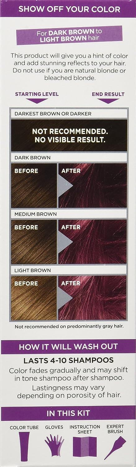 L'Oreal Paris Colorista Burgundy Semi-Permanent Hair Color for ...