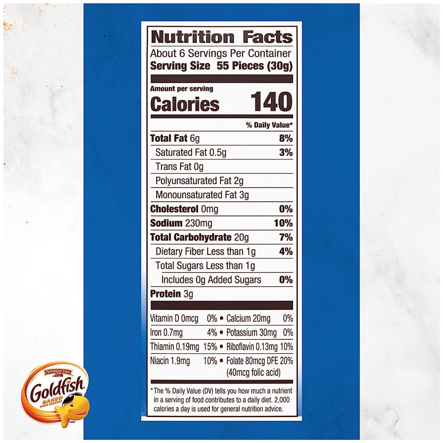 Goldfish Original Crackers - 6.6 oz Bag | Delicious Snack Crackers ...