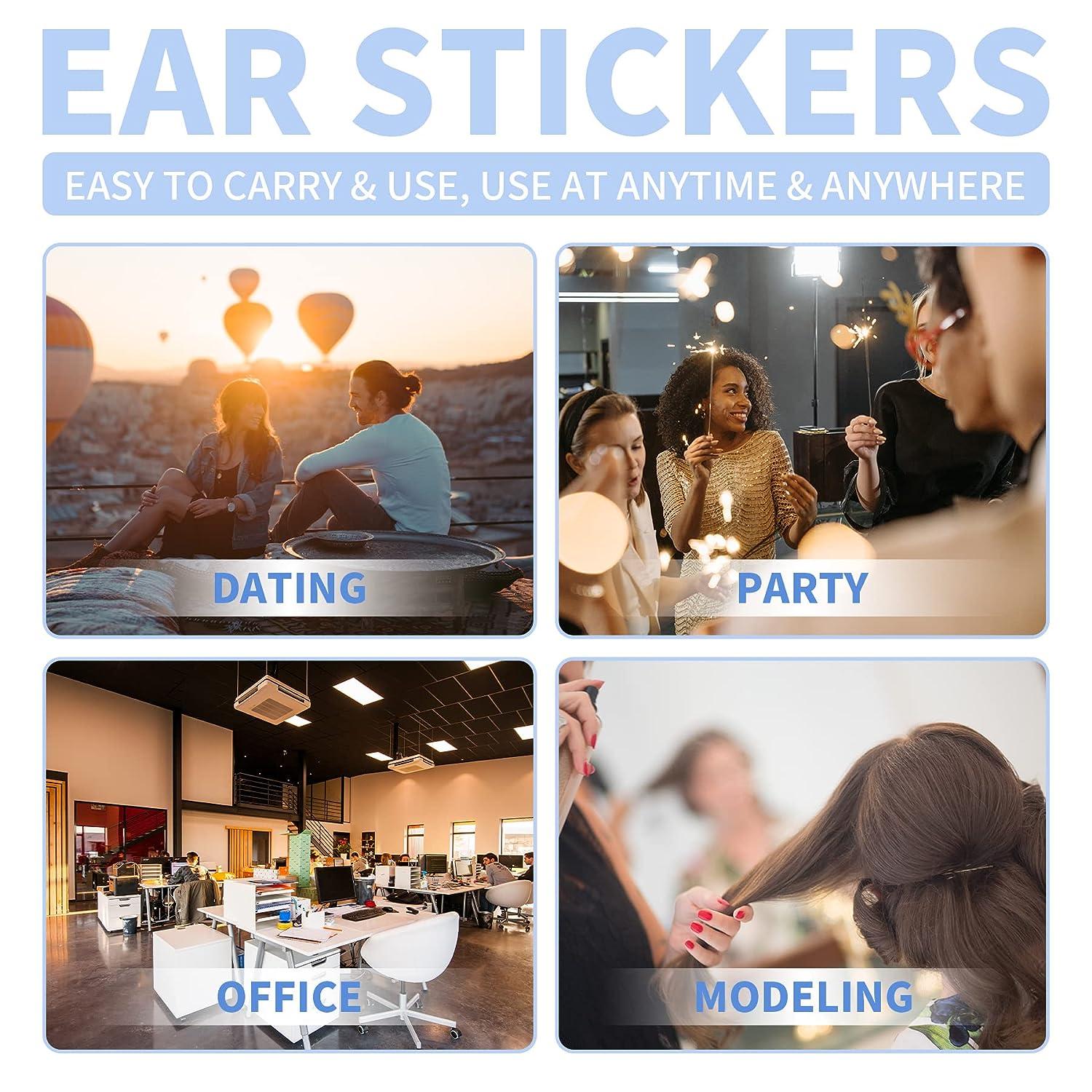 Invisible Ear Tape for Big Ear Solution - 30pcs Silicone Cosmetic Ear ...