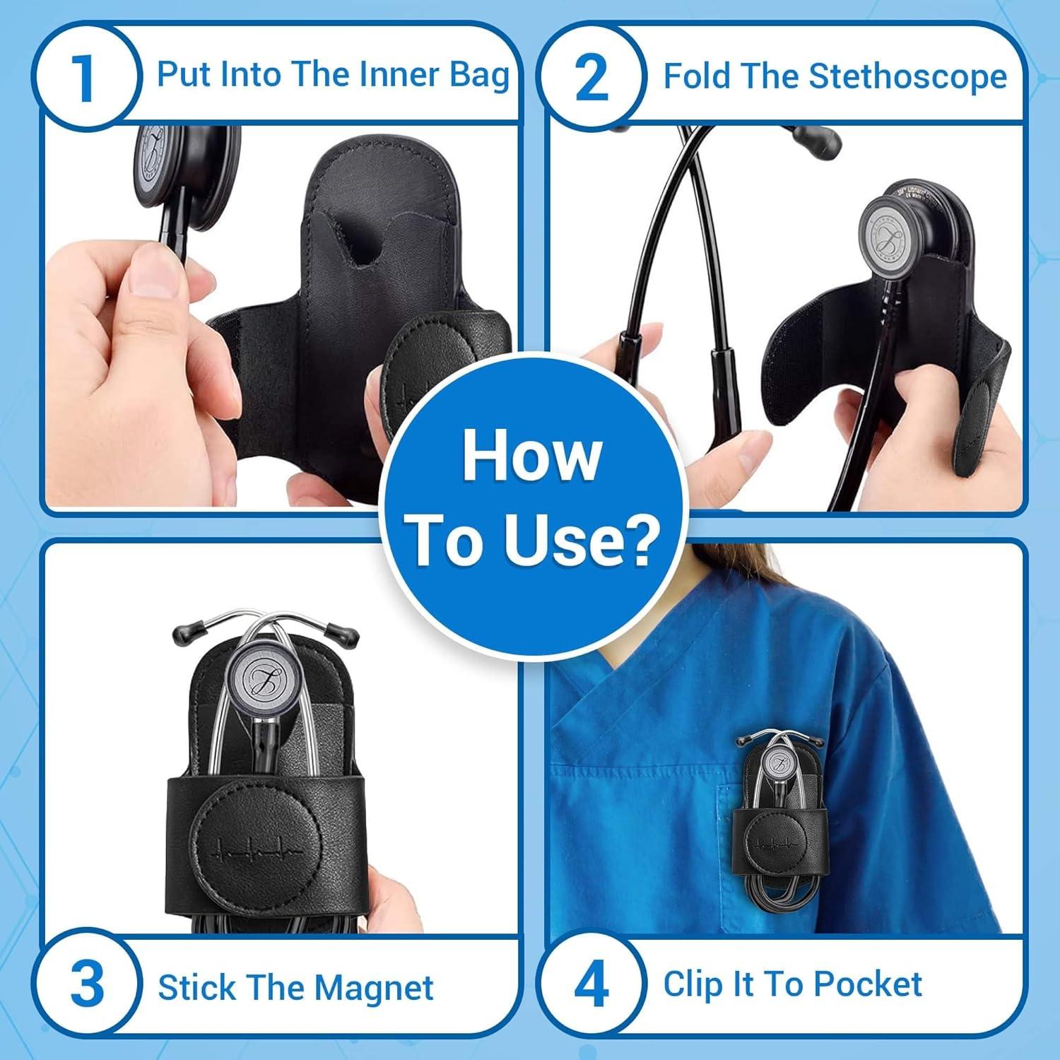 Magnetic Stethoscope Holster for 3M Littmann MDF & More - Hip Clip ...