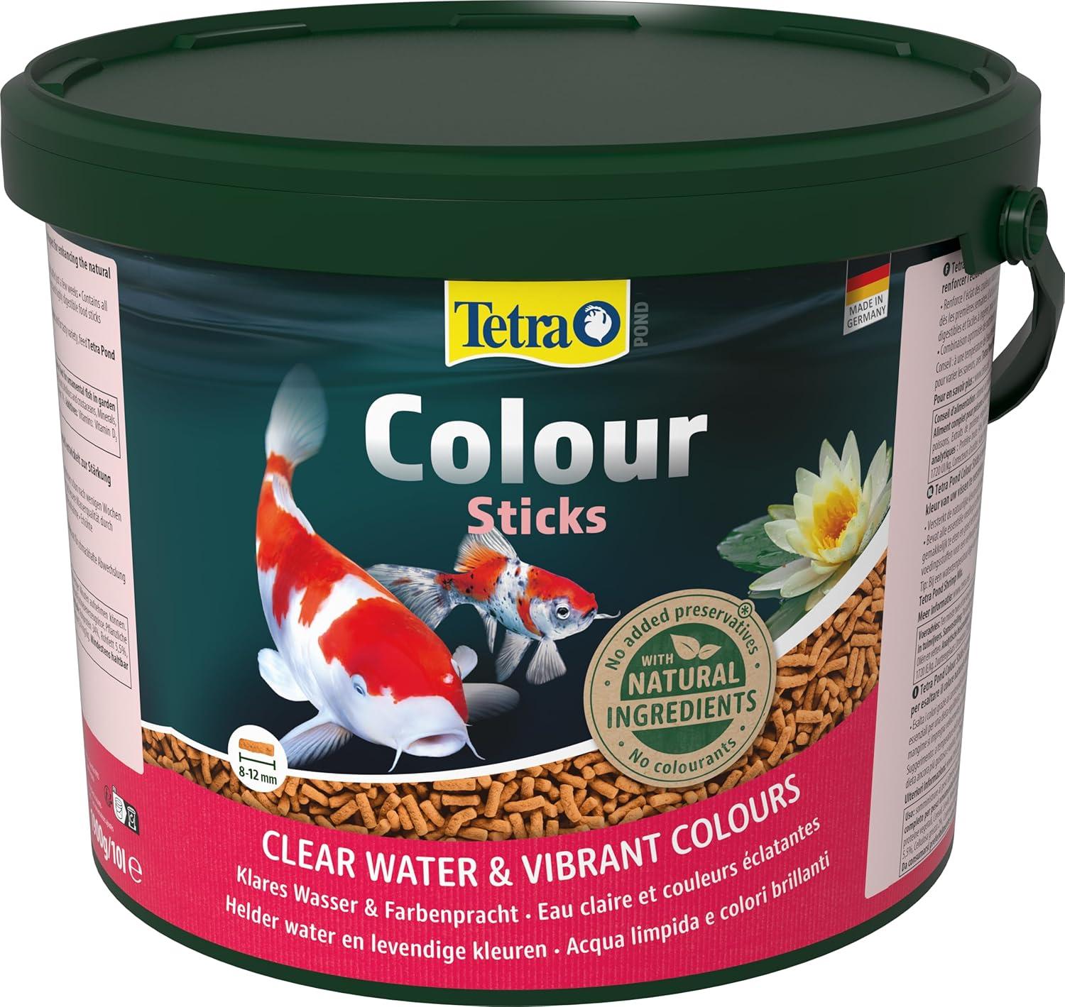 Tetra Pond Color Sticks - Premium Fish Feed for Vibrant Colors & Clear ...