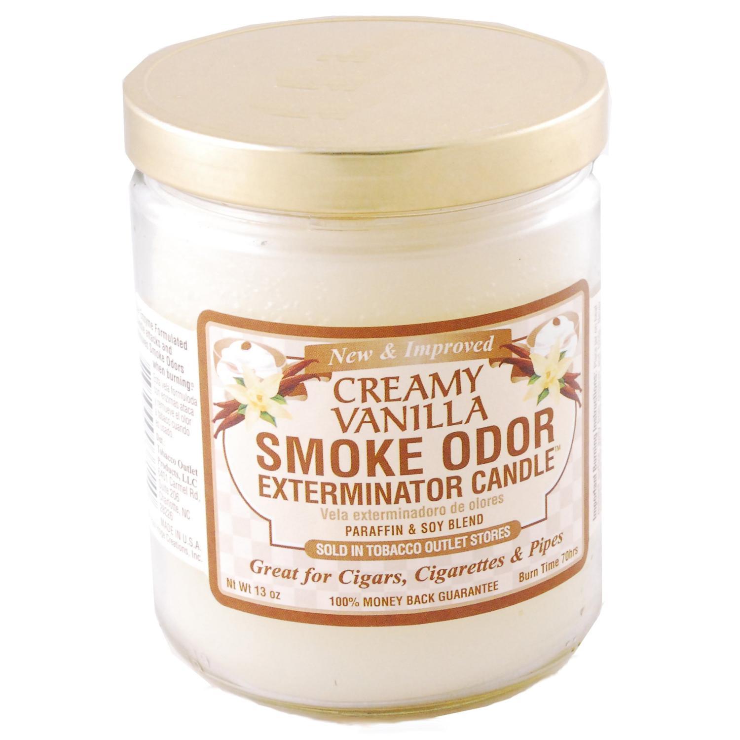 Odor Exterminator Candle Creamy Vanilla 13oz - Smokers Candle | Buy Now ...