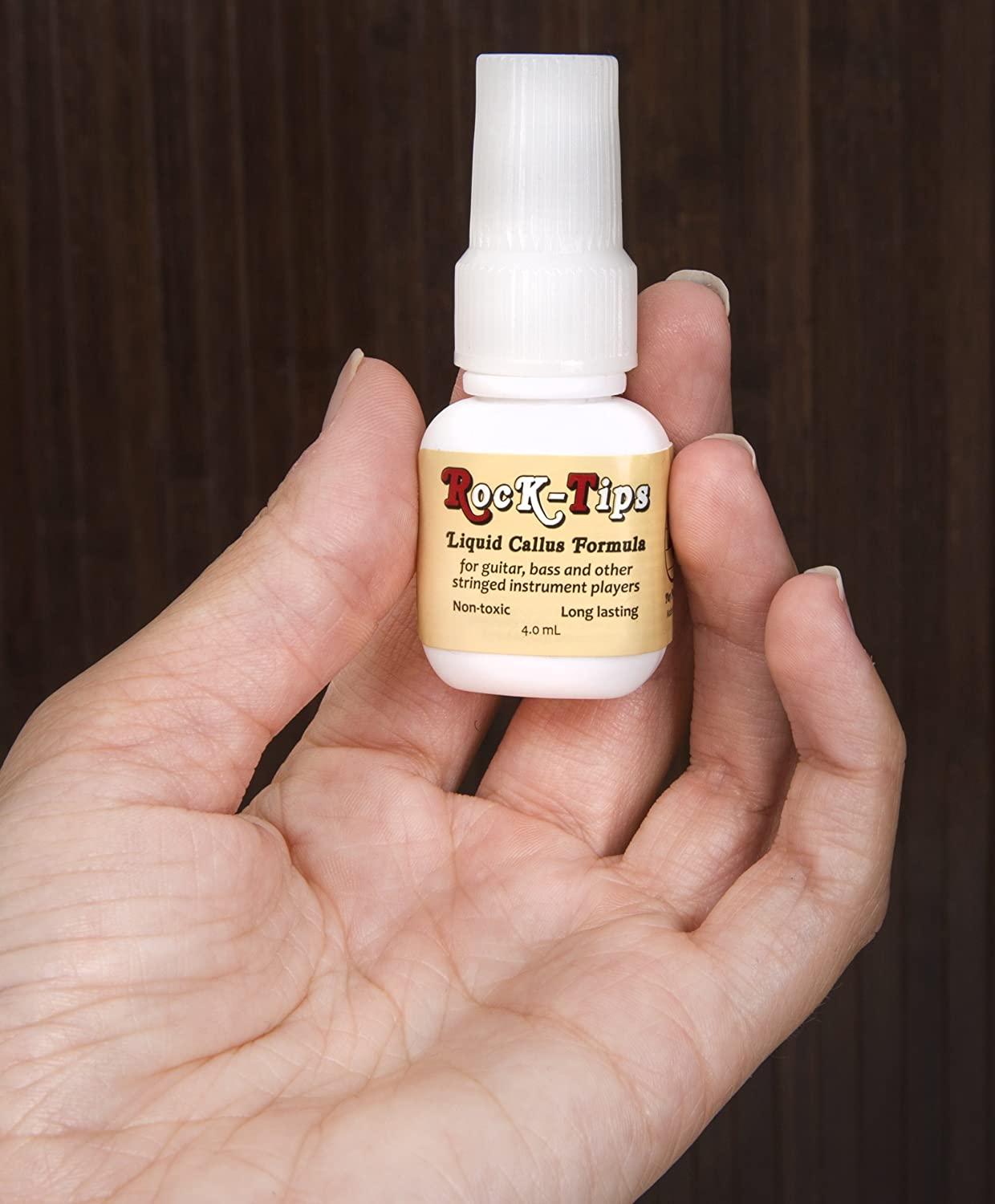 Rock-Tips Liquid Callus Formula For Guitar, Bass, and Other Stringed ...