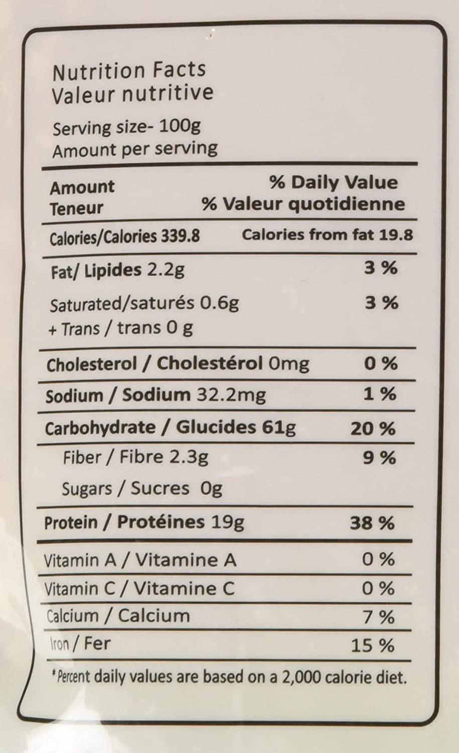 Khazana Organic Toor Dal Split Pigeon Peas - 112oz/7lbs | Buy Online