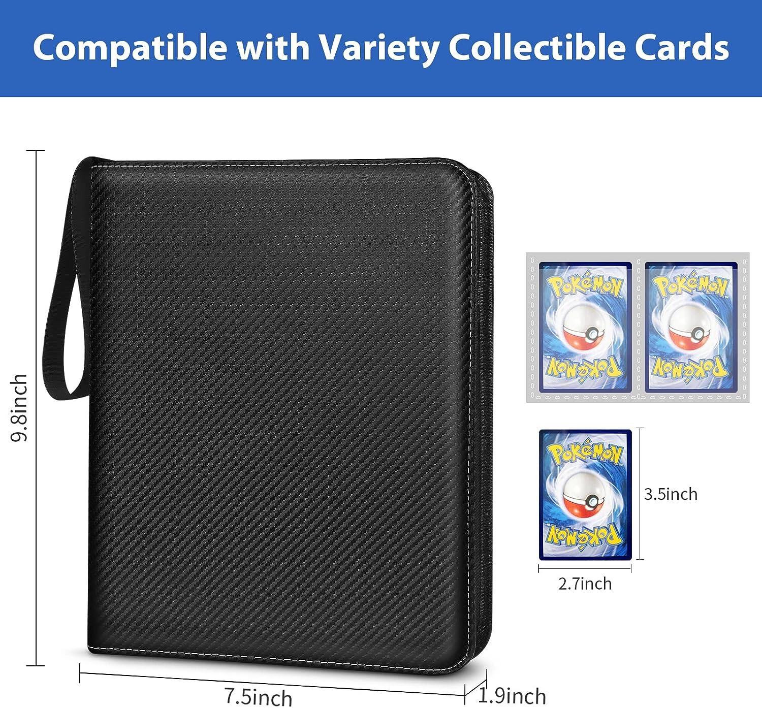 900-Pocket Trading Card Binder with 50 Removable Sleeves - Ideal for ...