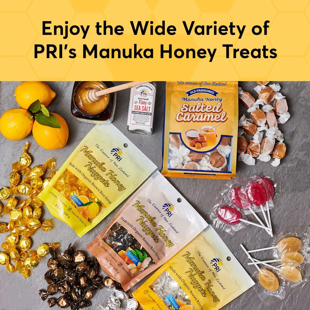 PRI Manuka Honey & Lemon Nuggets - All Natural Hard Candy | 3.5oz | Buy ...