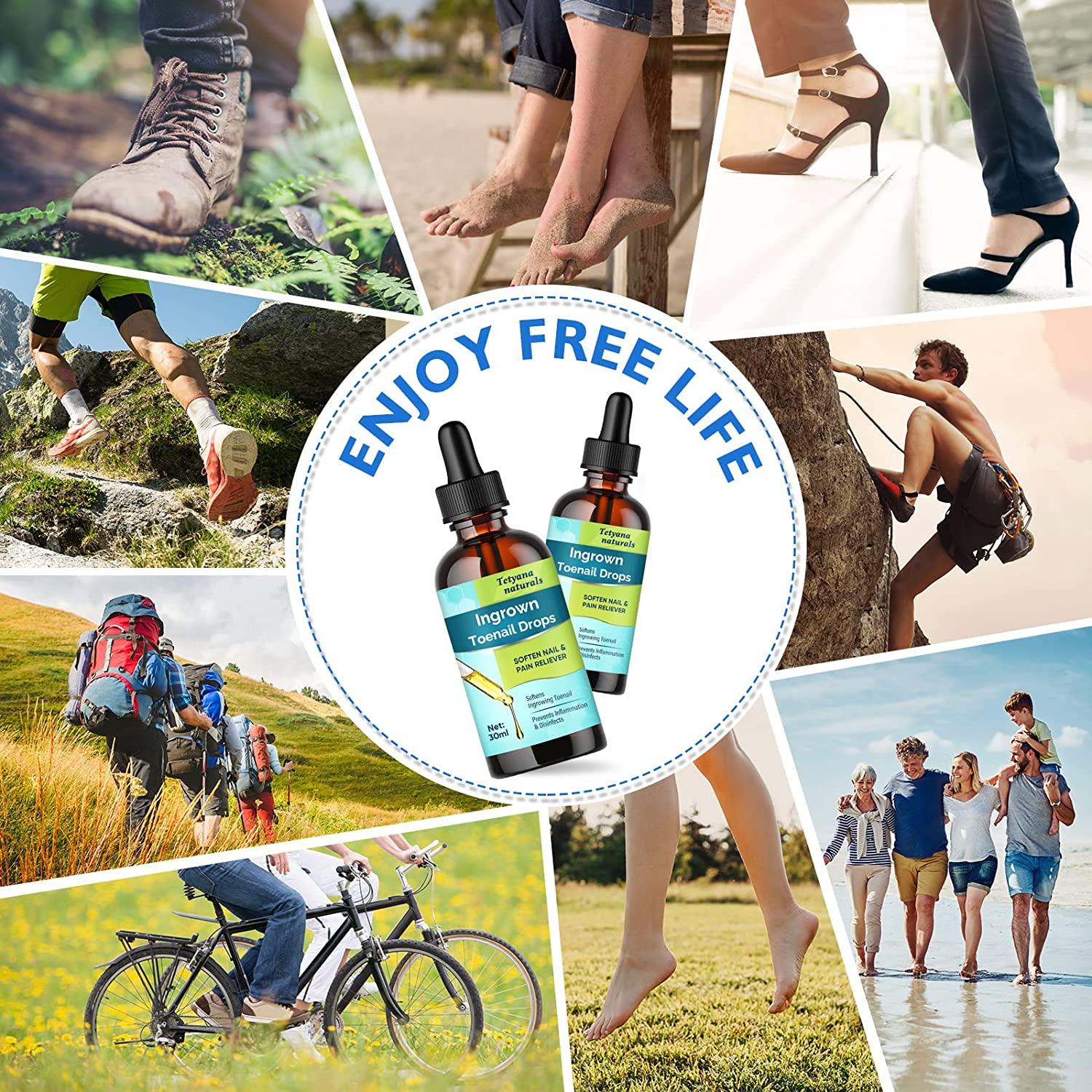 Ingrown Toenail Treatment Kit - 30ml Professional Drops with Shea ...