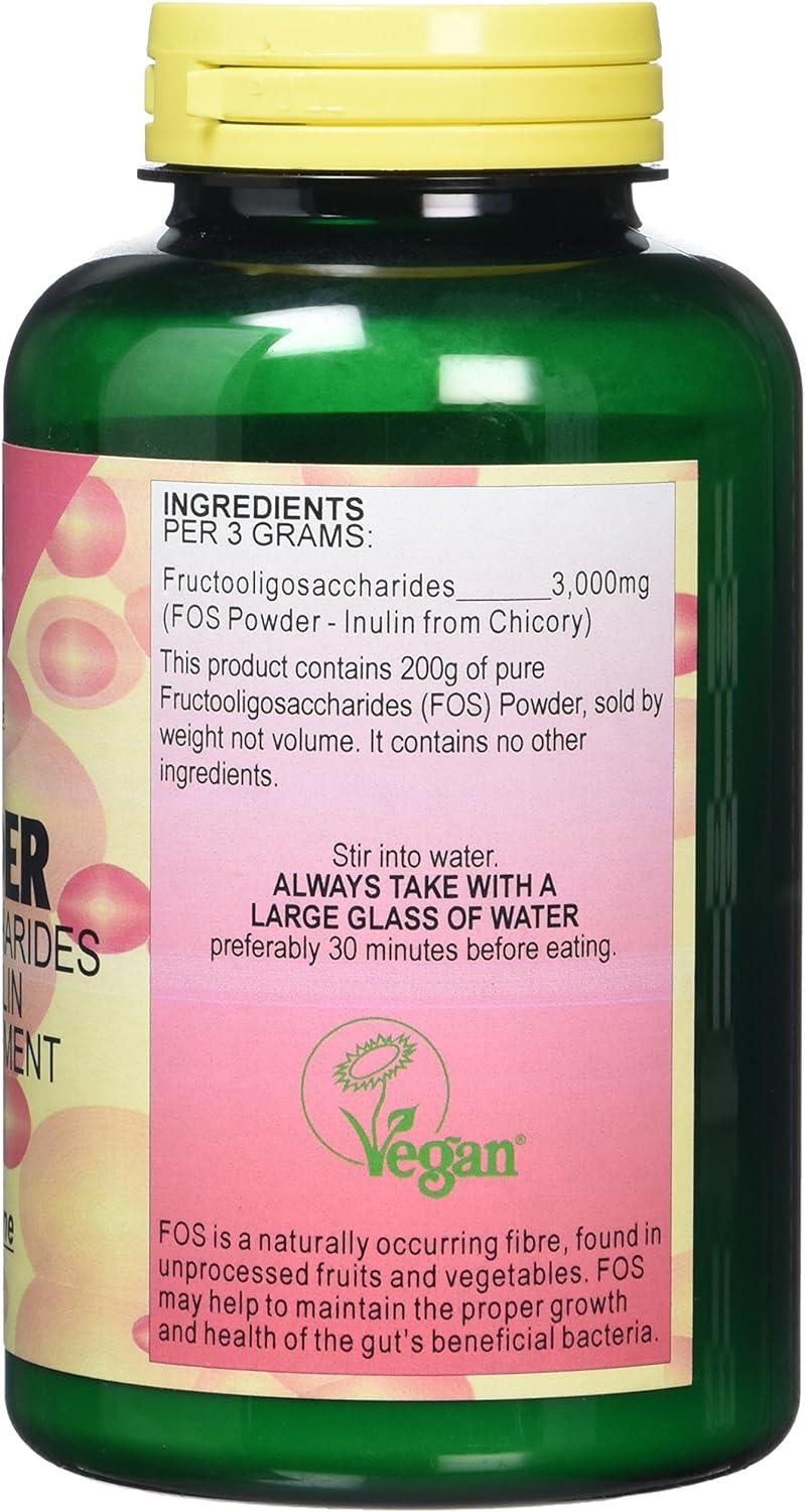 Health Plus FOS Prebiotic Digestive Health Supplement 200g - Supports ...