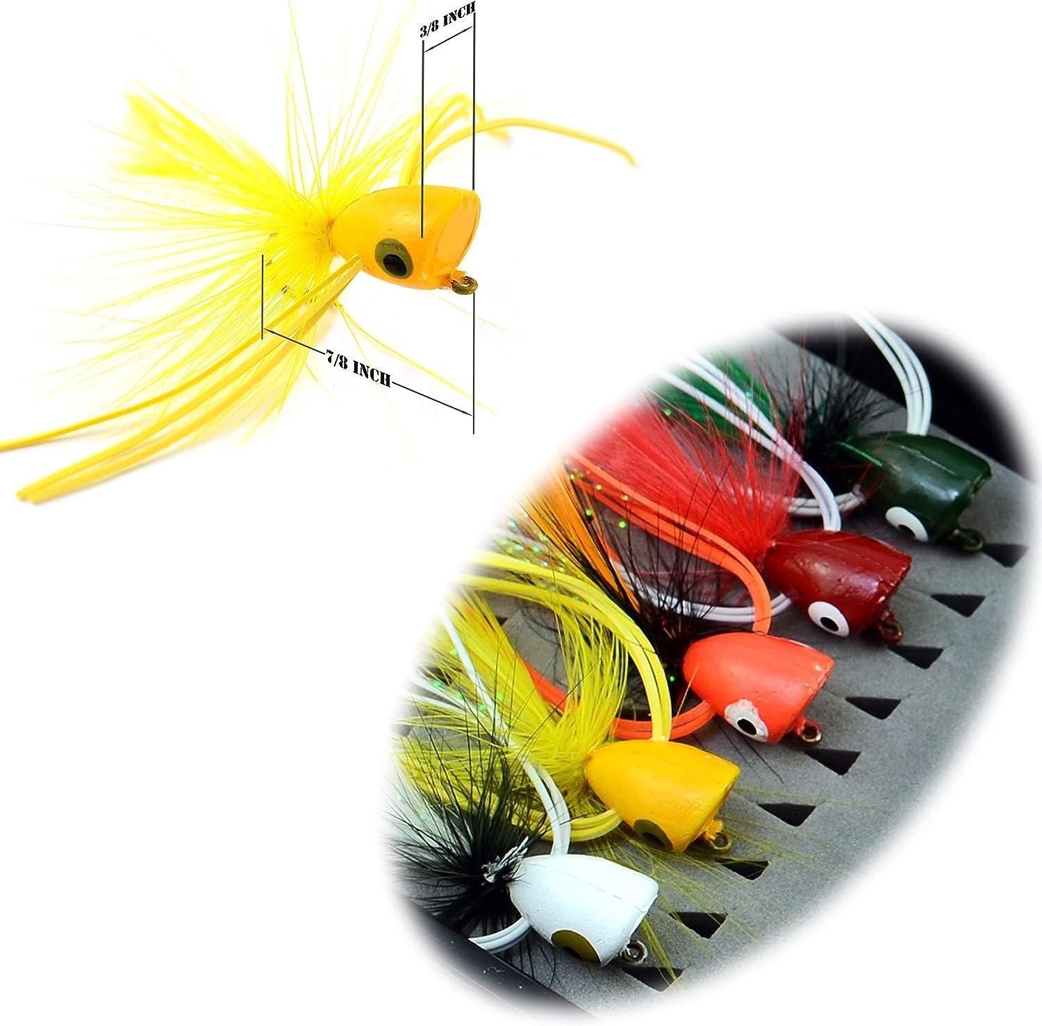 YAZHIDA Fly Fishing Flies Kit for Trout, Salmon, and Bass - Dry/Wet ...