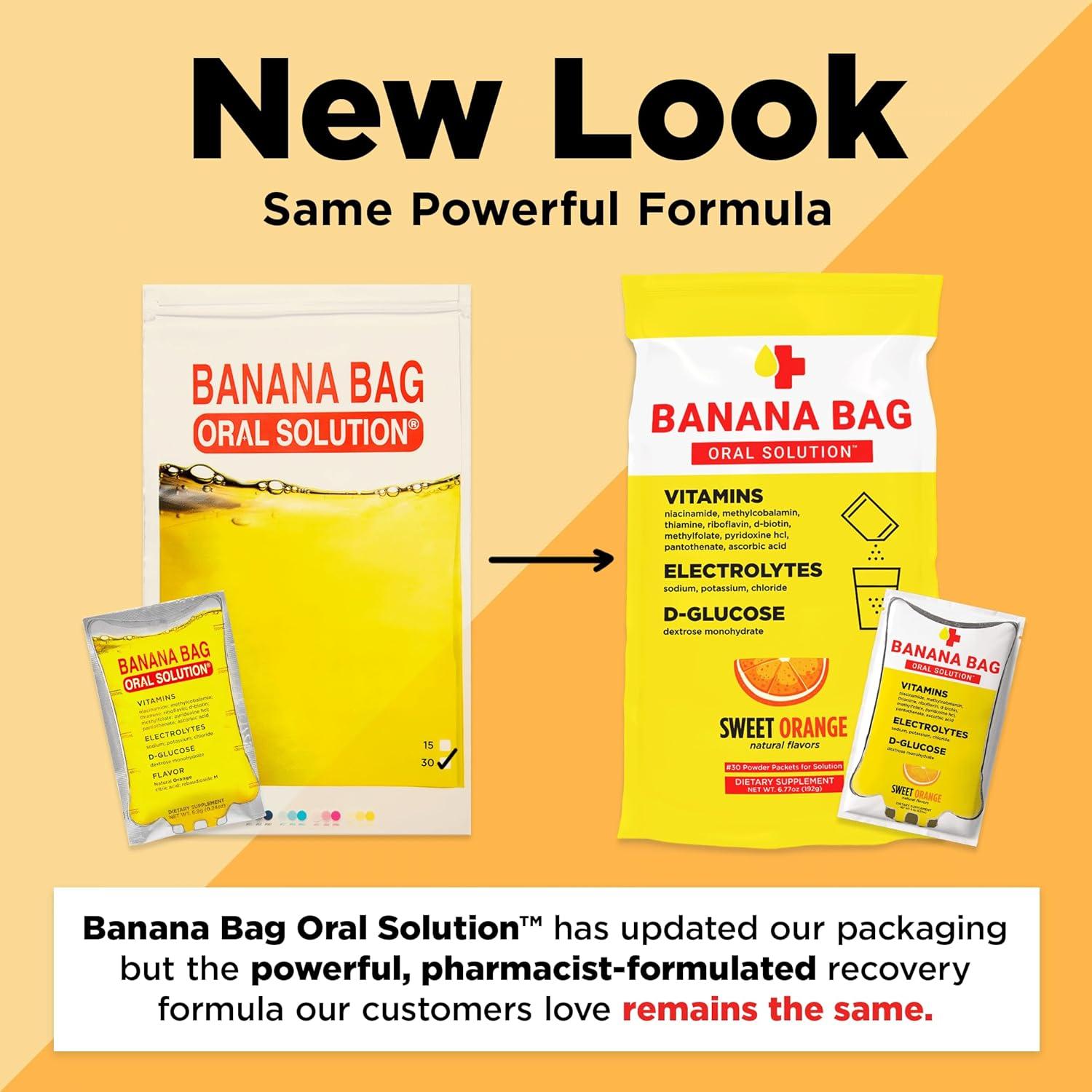 Banana Bag Oral Solution - Sweet Orange 30-Pack | Medbox Hydration ...