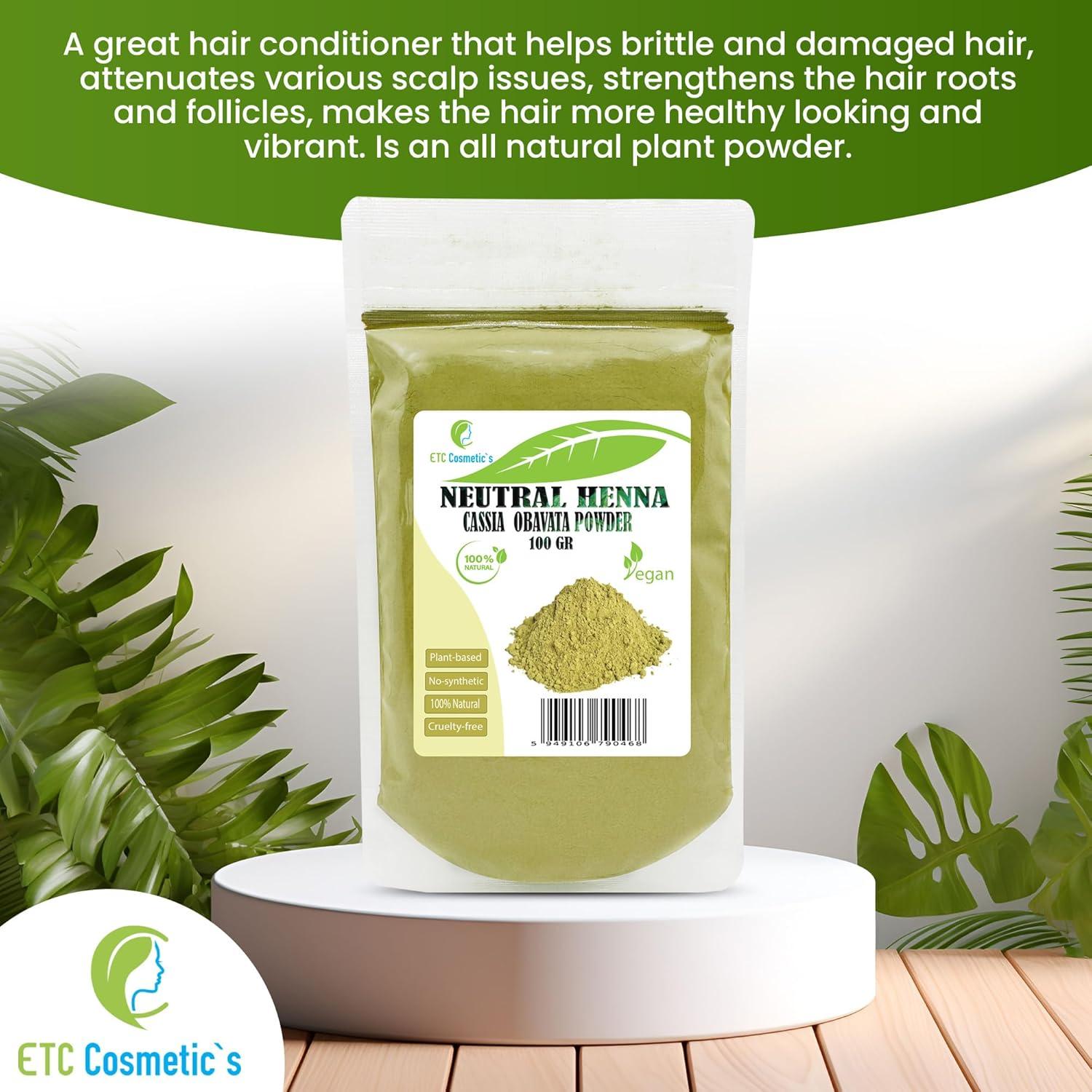 Buy Cassia Obovata Powder (Neutral Henna) - 100g | Natural Hair ...