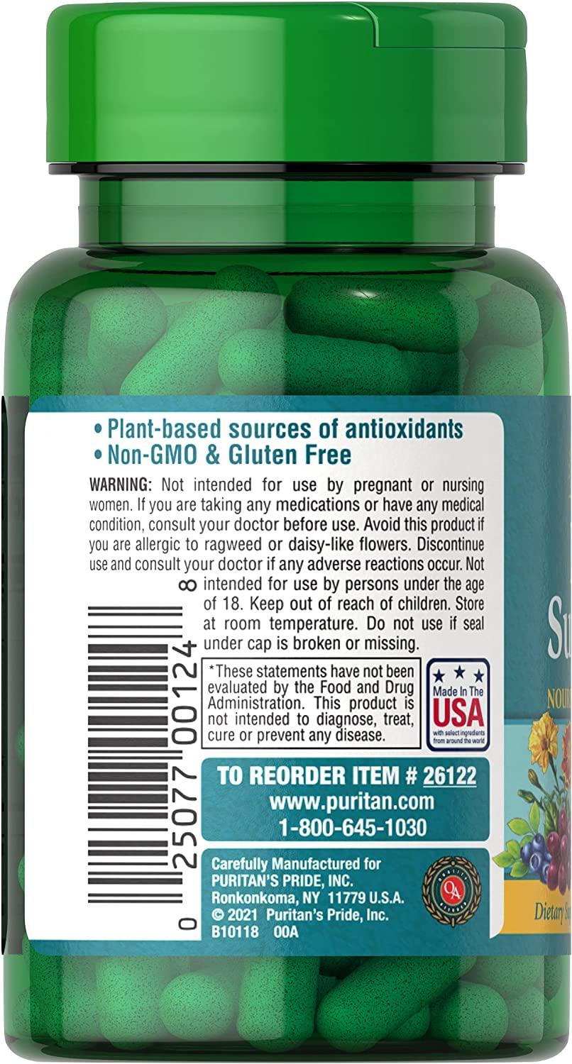 Puritan's Pride Neuro Superfood for Brain Health - 30 Count, Non-GMO ...
