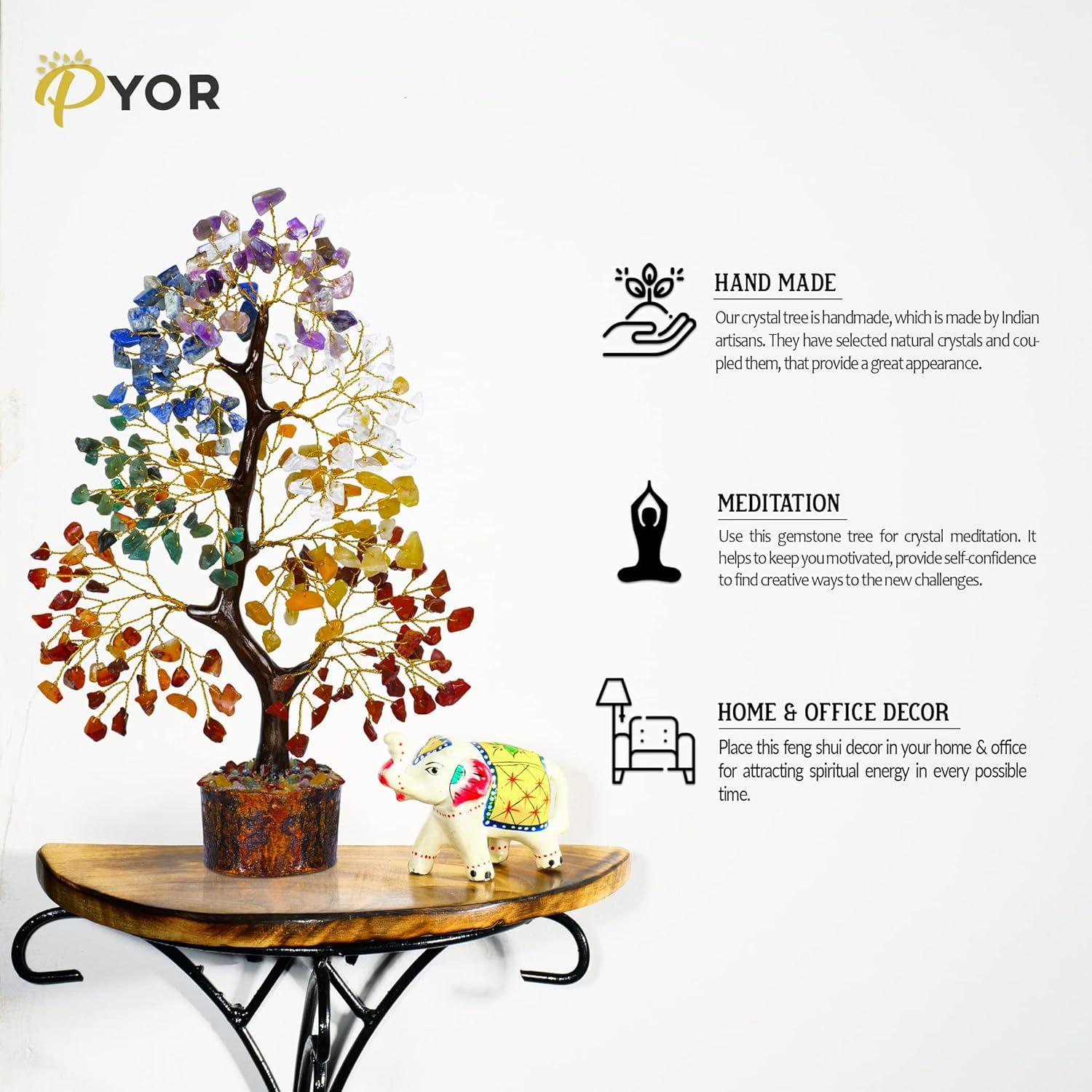 7 Chakra Tree Crystal Star Merkaba - Healing Stones & Gifts for Women ...