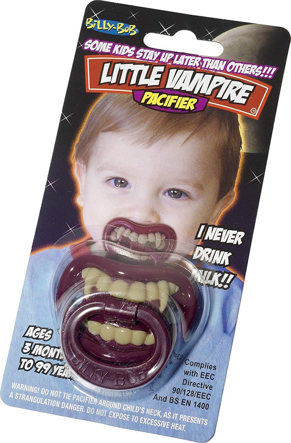 Vampire Pacifier | Dracula Teeth Halloween Pacifier for Babies | Unique ...