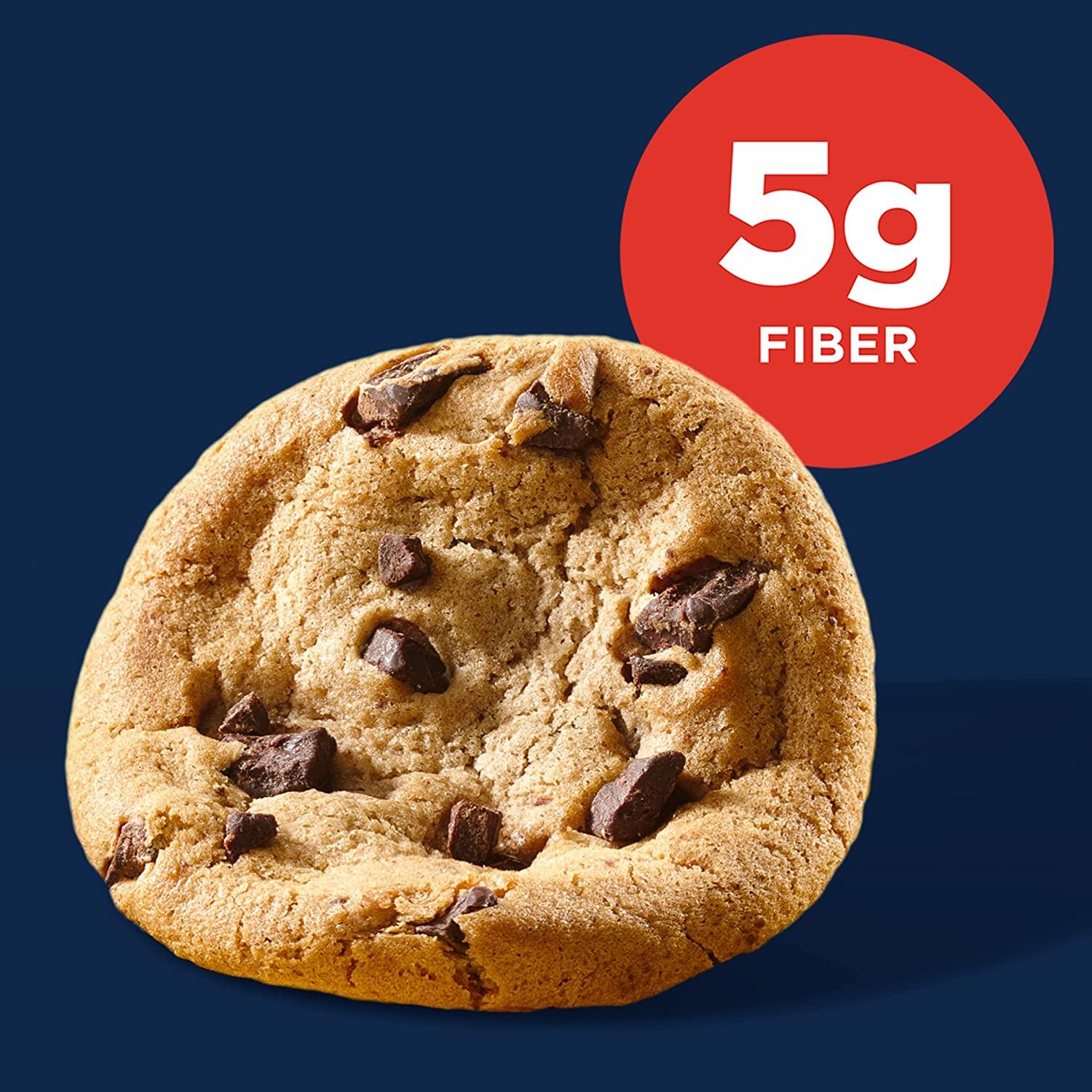 Fiber One Soft-Baked Chocolate Chunk Cookies - 6 Pouches (1.1 oz Each ...